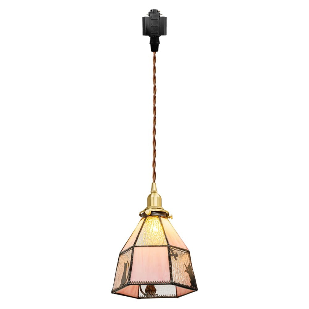 Kiven H-Type track lighting pendants,1-Light Tiffany Style h track ...