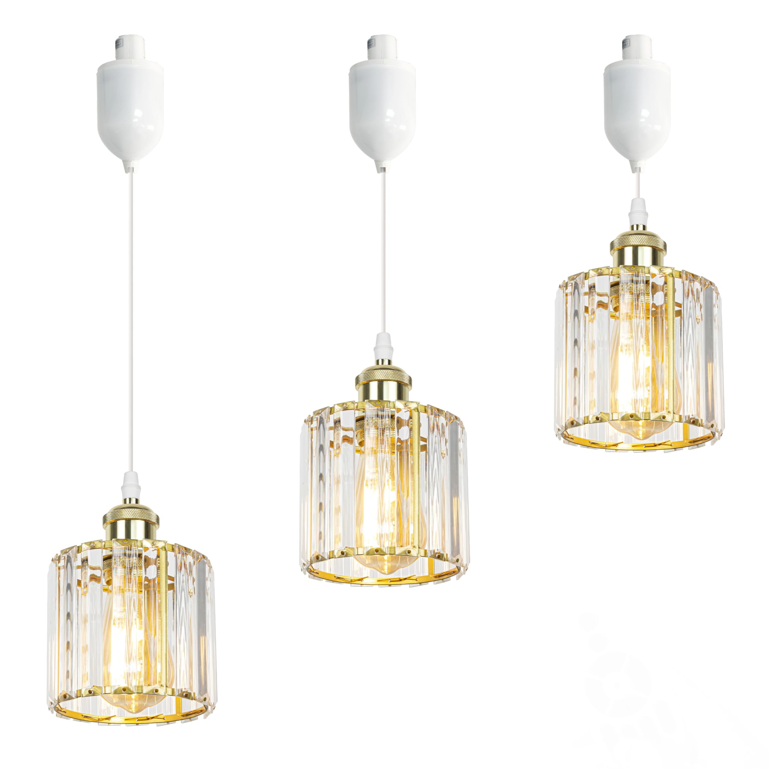 Kiven H-Type track lighting pendants Adjustable Height,Crystal h track ...