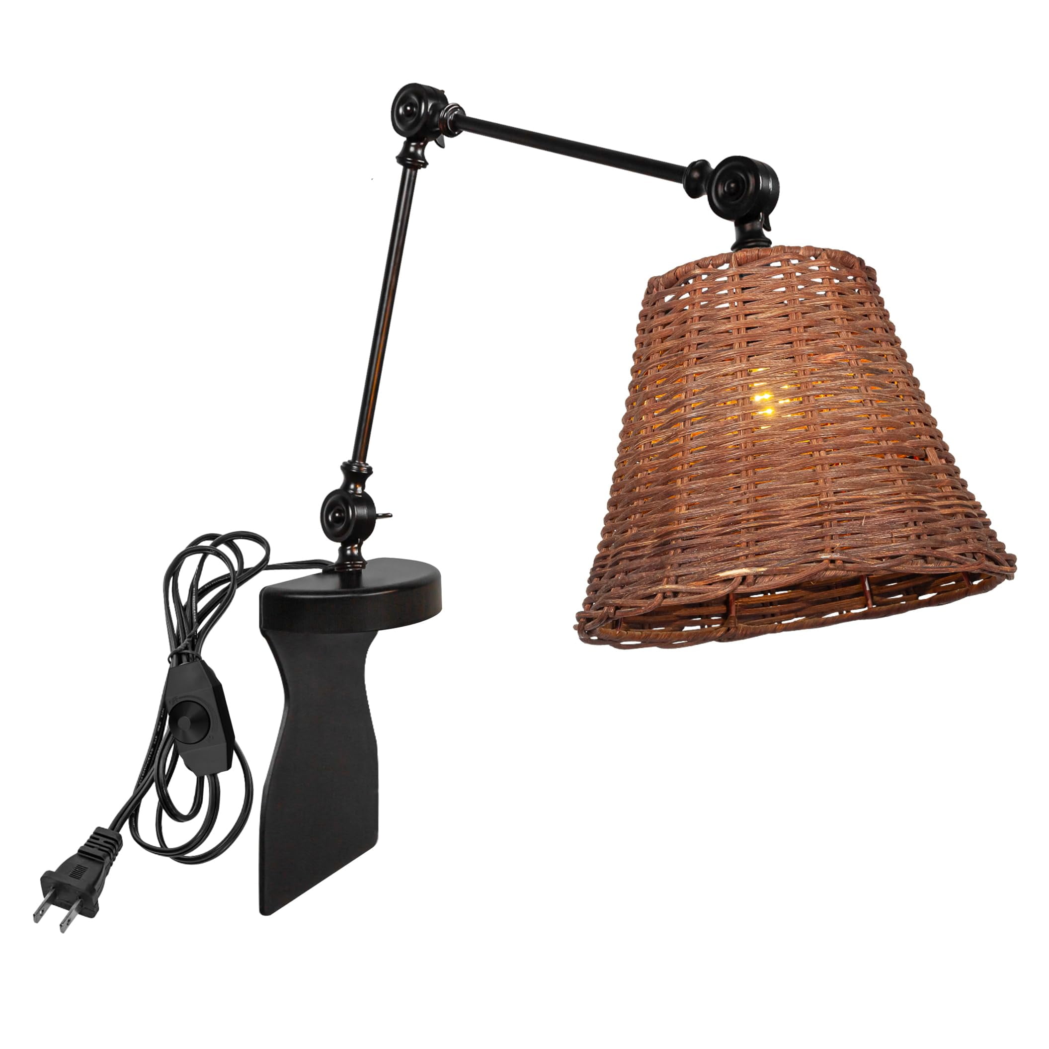 Kiven Headboard Reading Light, Dimmable No Drilling Reading Lamp ...