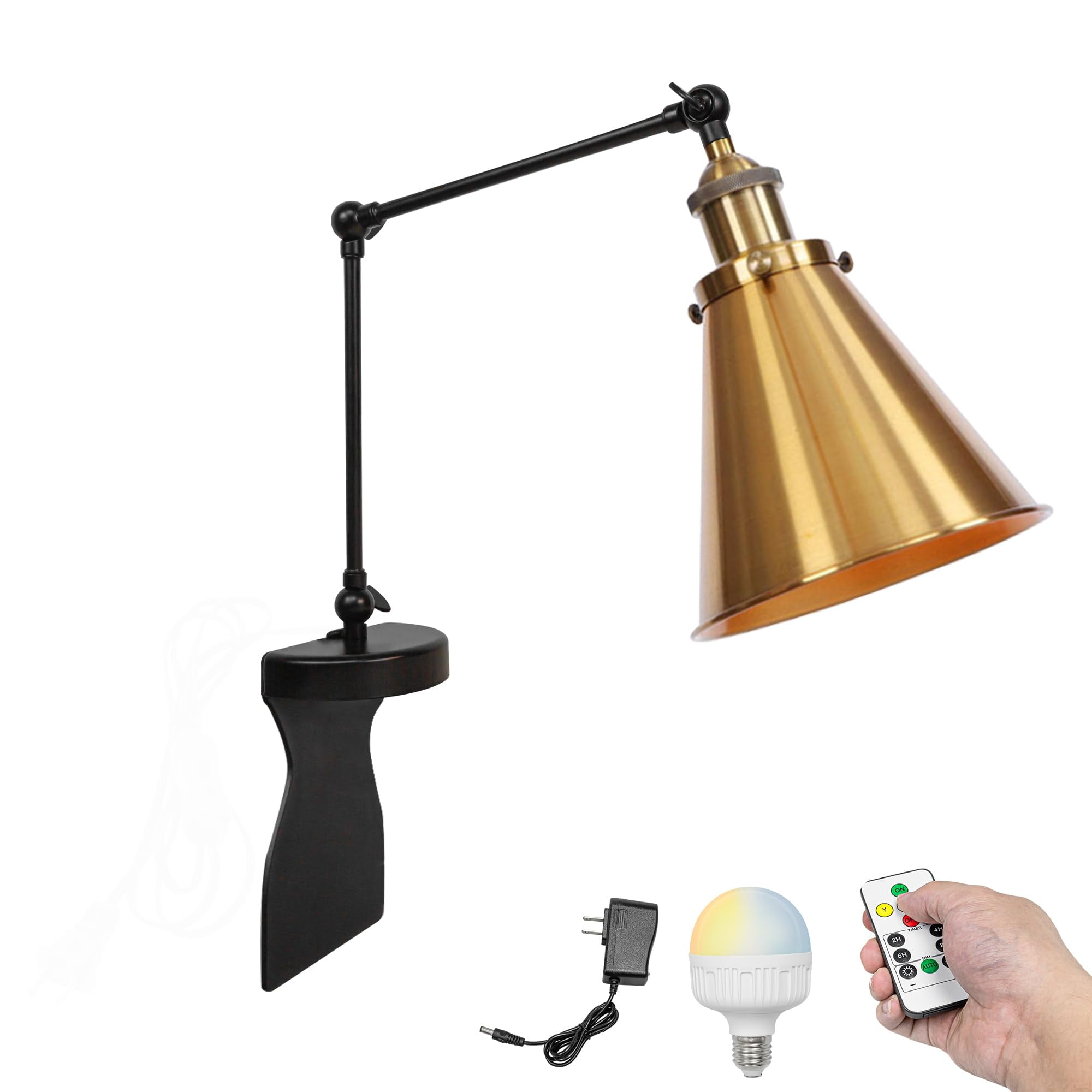 Kiven Headboard Reading Light, Dimmable LED Book Reading Lamp ...