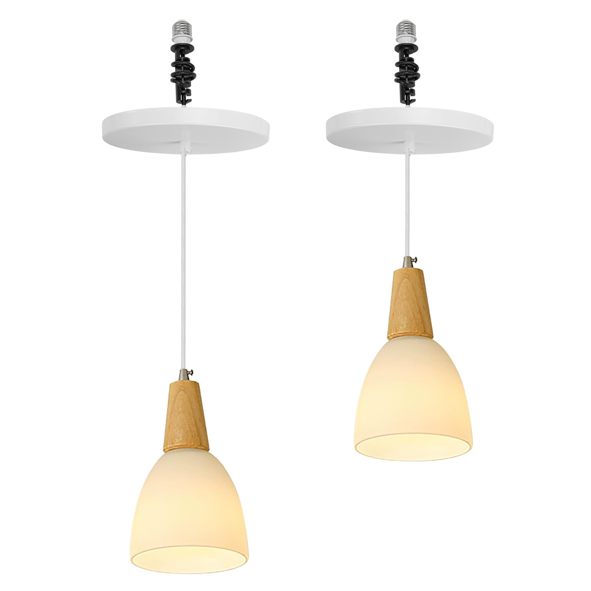 Kiven Instant Light Conversion Kit for 4/5/6inch Hole,Glass Farmhouse ...
