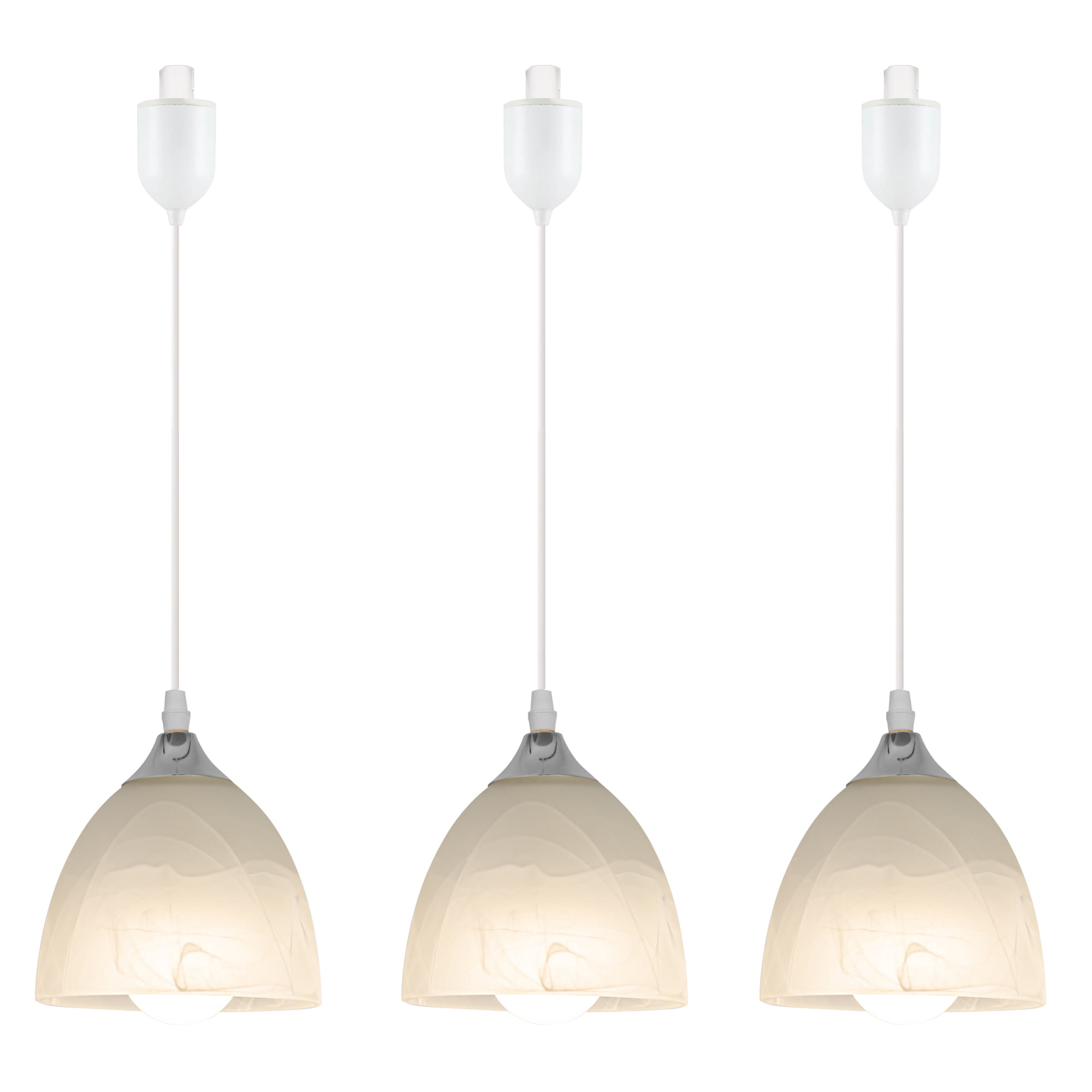 Kiven J-Type Track Lighting Light fixture,3-Light Modern Juno Track ...