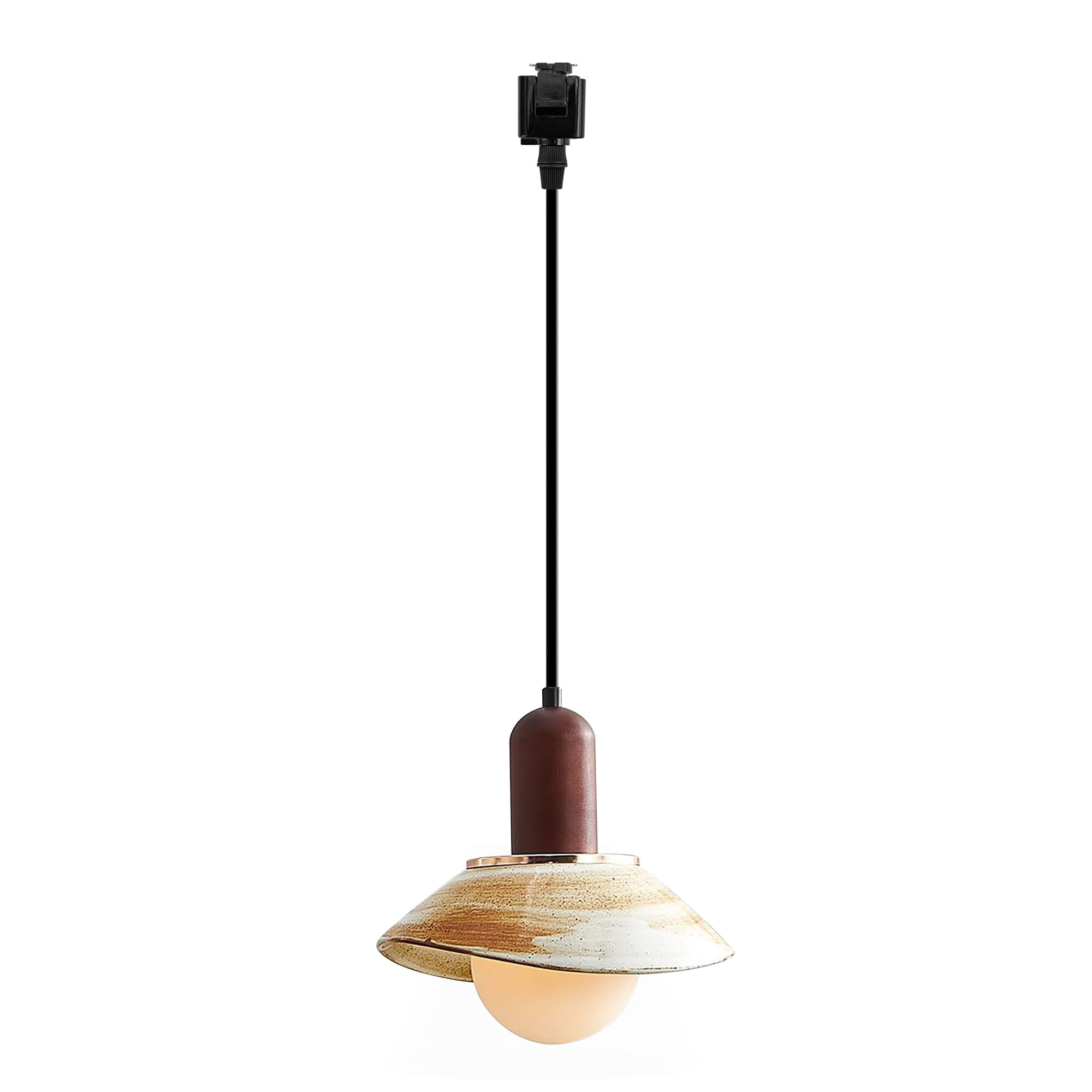 Kiven J-Type Track Lighting Pendants,1-Light Farmhouse J Track Pendant ...