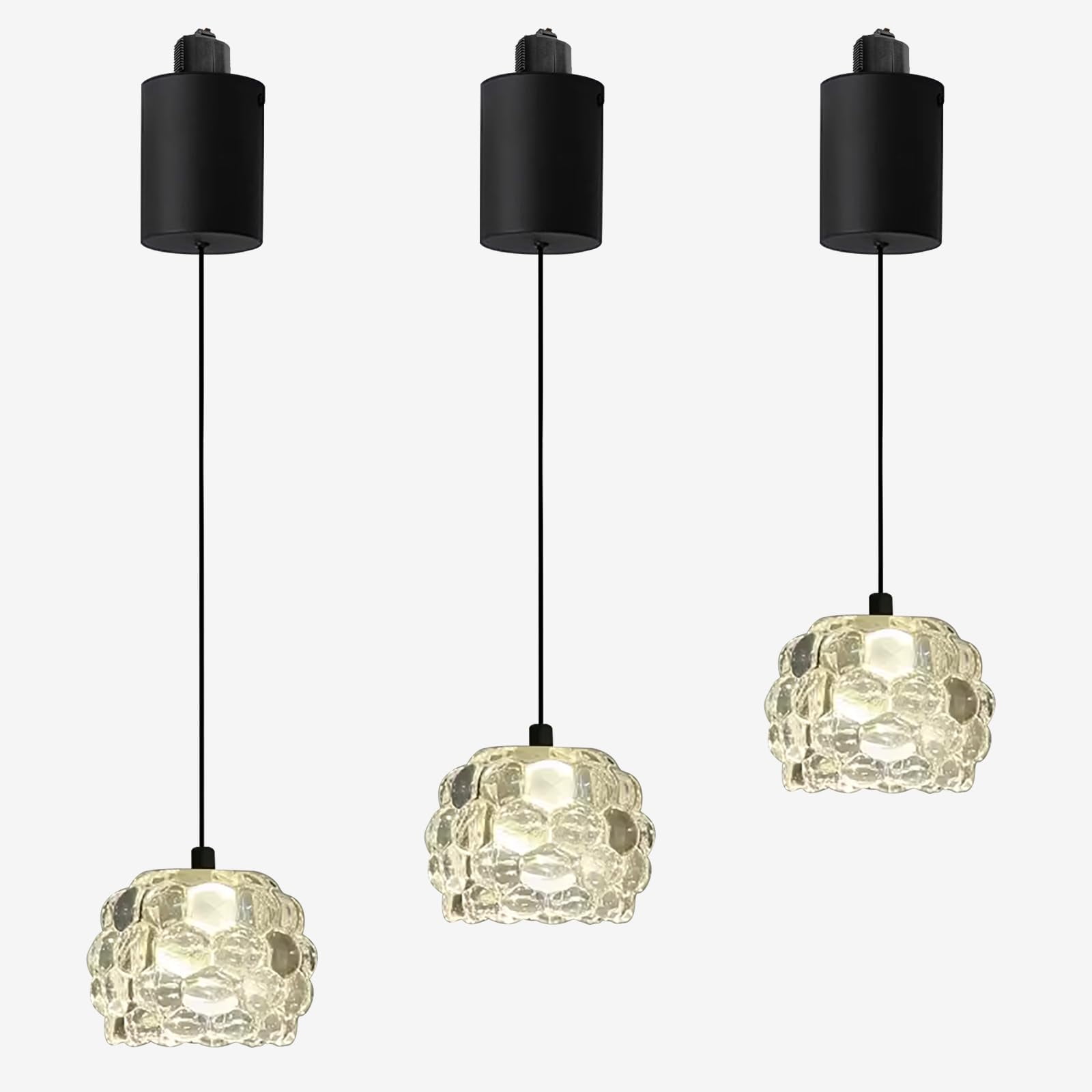 Kiven J-Type Track Lighting Pendants,Modern J Track Pendant Lights with ...