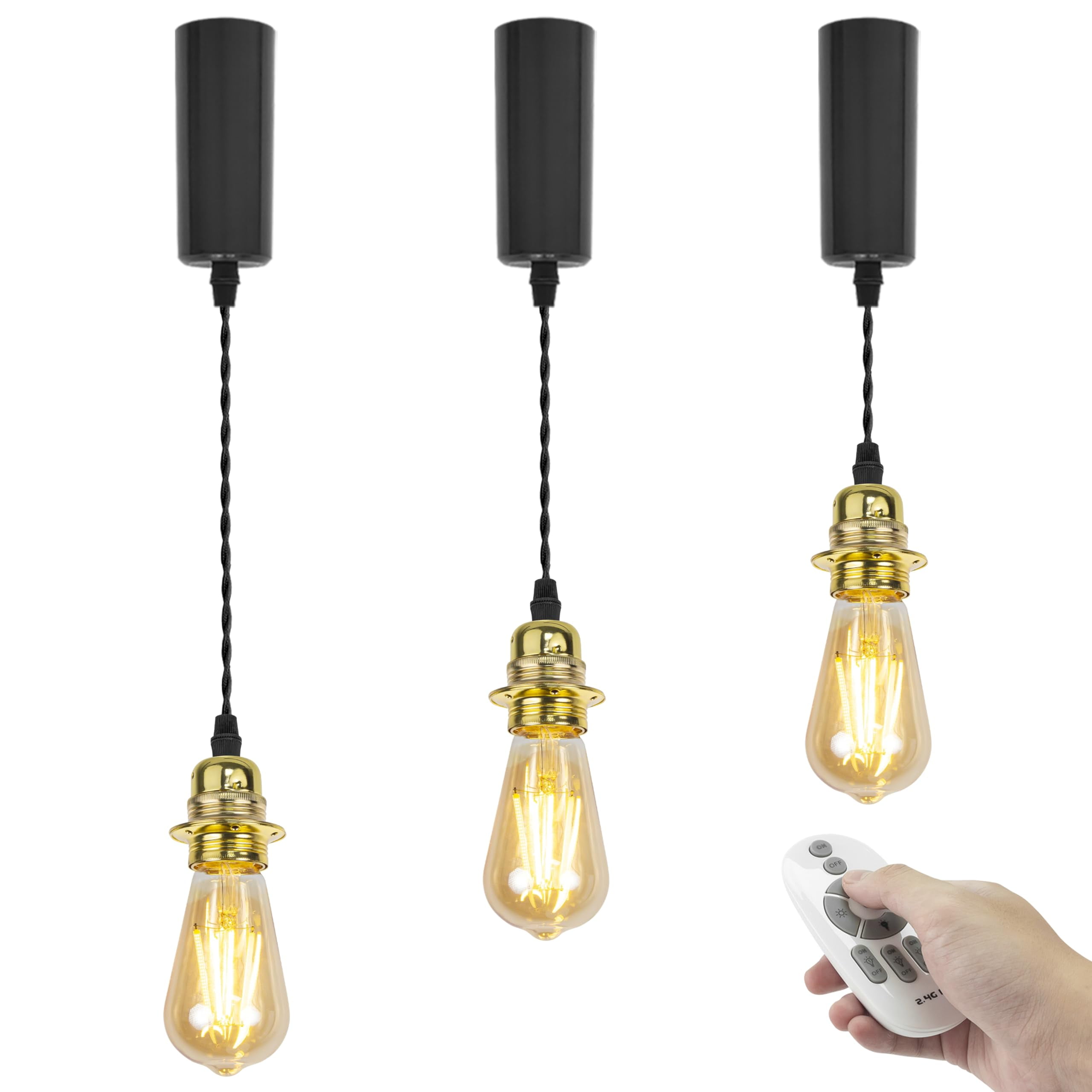 Kiven J-Type track lighting pendant Adjustable Length,Dimmable J track ...