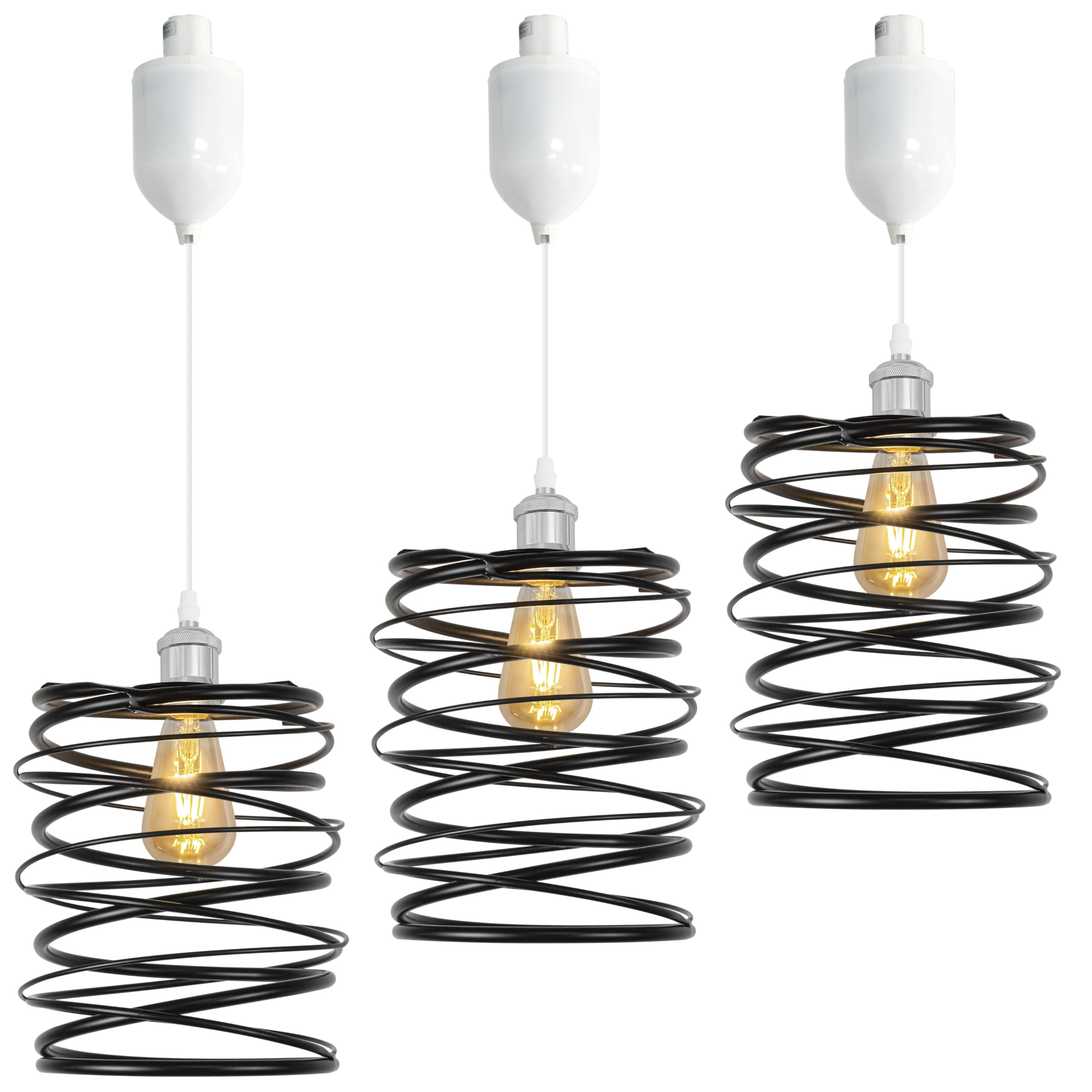 Kiven J-Type track lighting pendants Adjustable Height,Industrial J ...