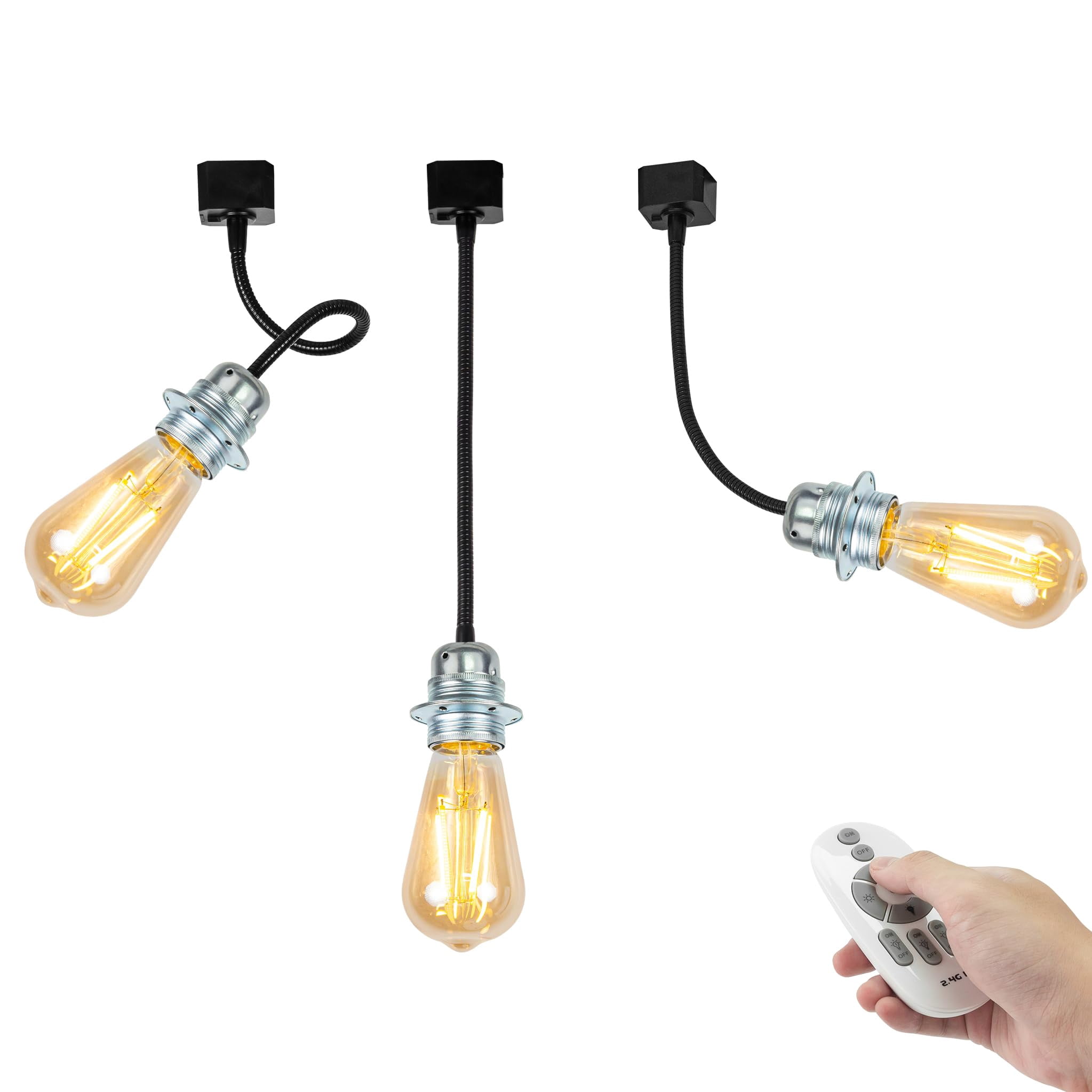 Kiven J-Type track lighting pendants,Dimmable J track pendant lights ...