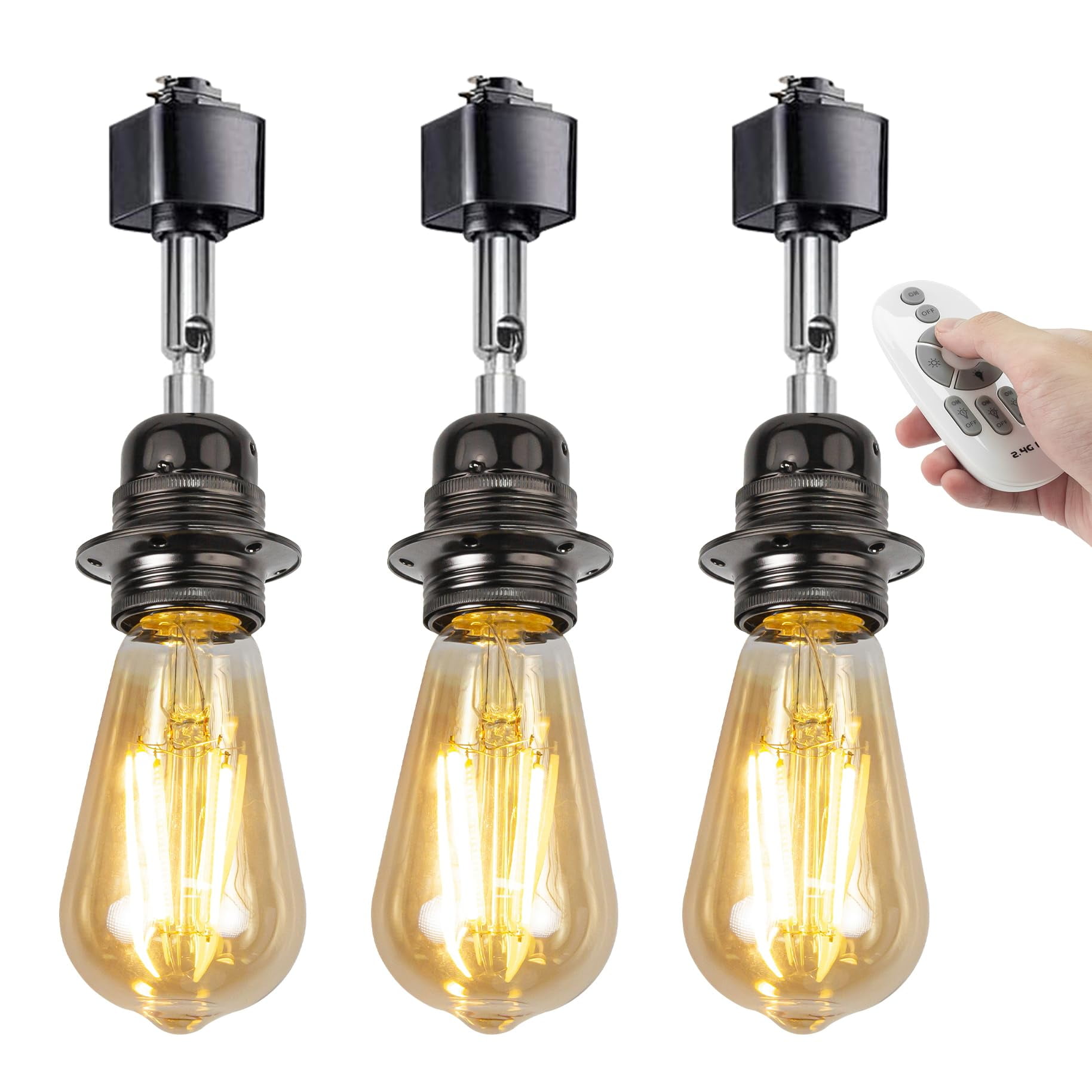 Kiven J-Type track lighting pendants,Dimmable J track pendant lights ...