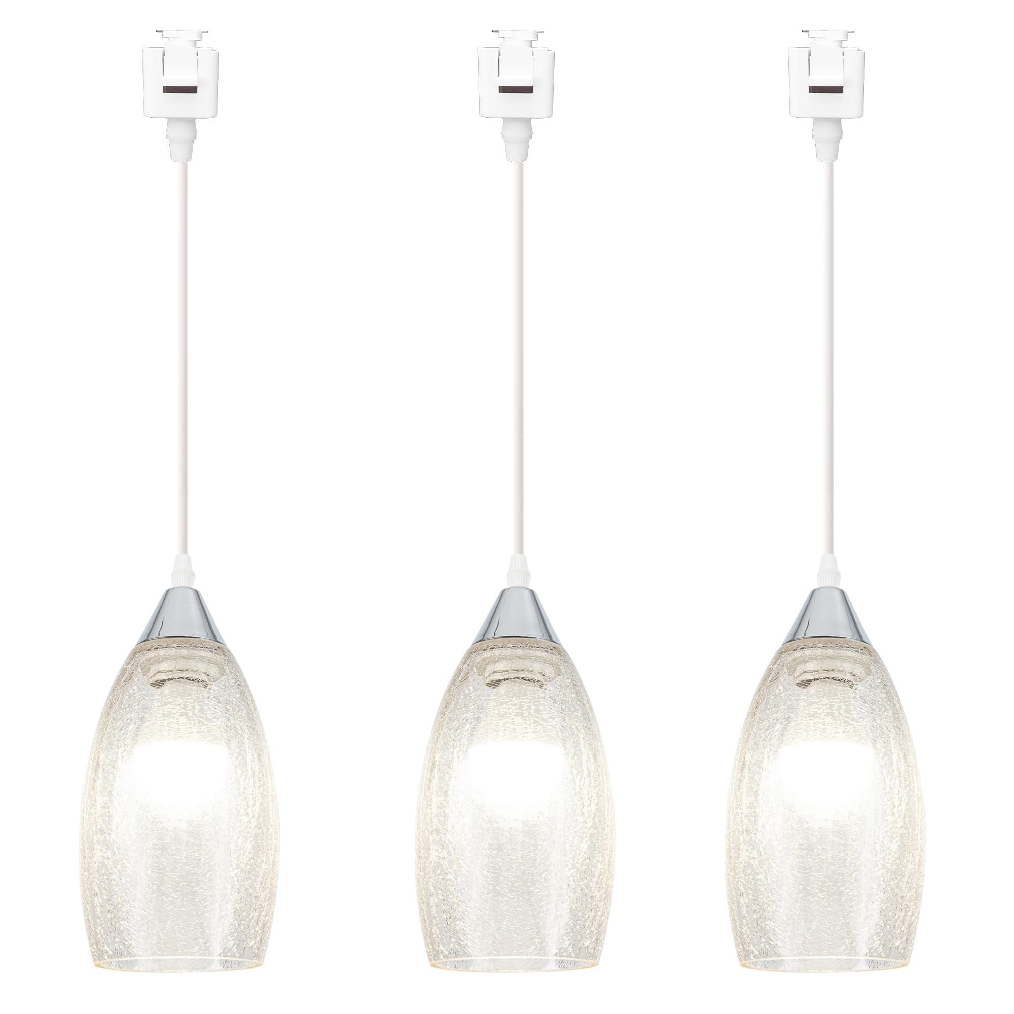 Kiven Juno track lighting pendants,3-Light Modern J track pendant ...