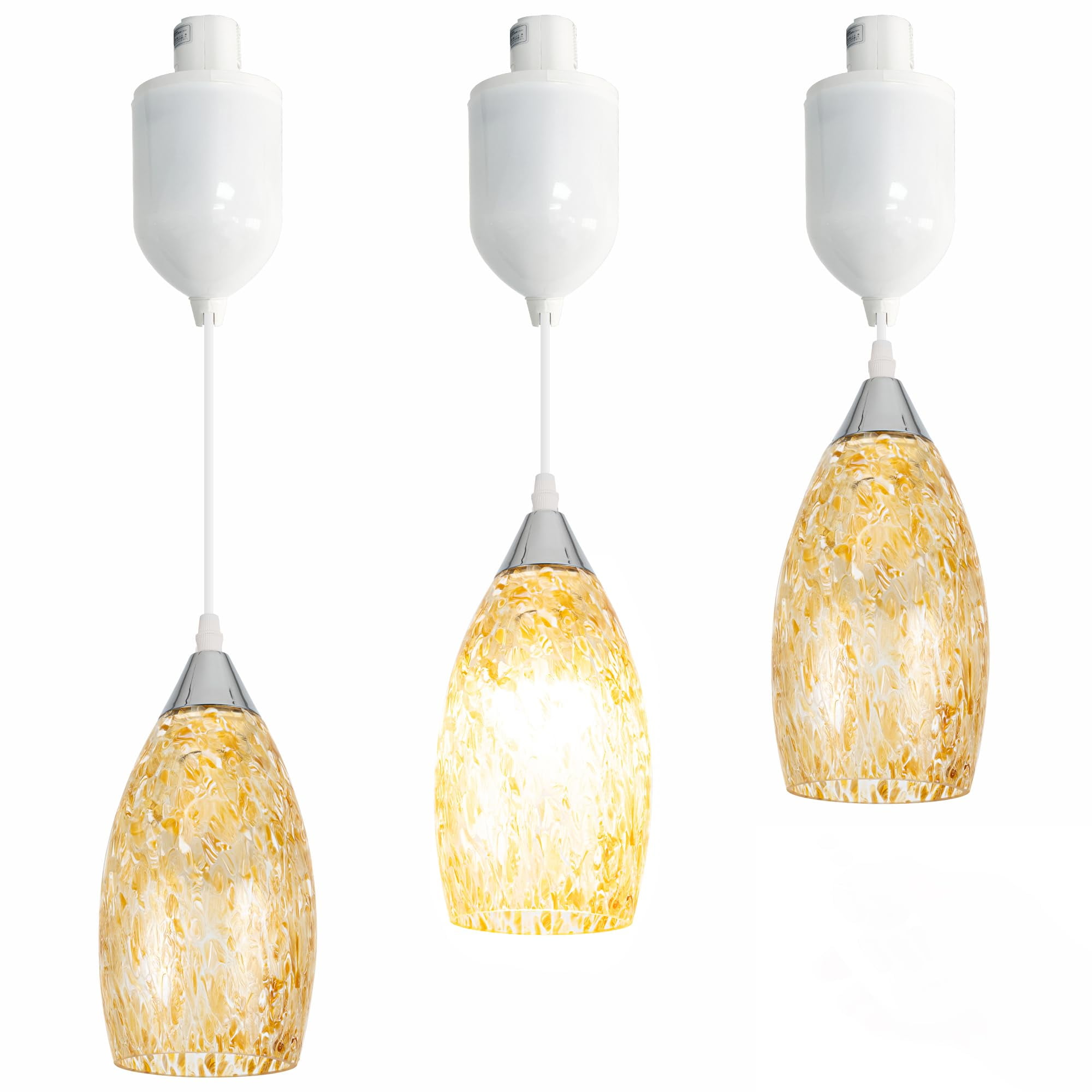 Kiven Juno track lighting pendants Adjustable Height,3-Light Modern ...