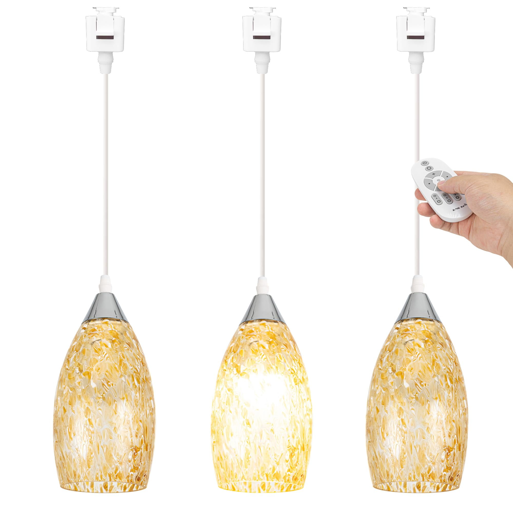 Kiven Juno track lighting pendants,Dimmable Modern J track pendant ...