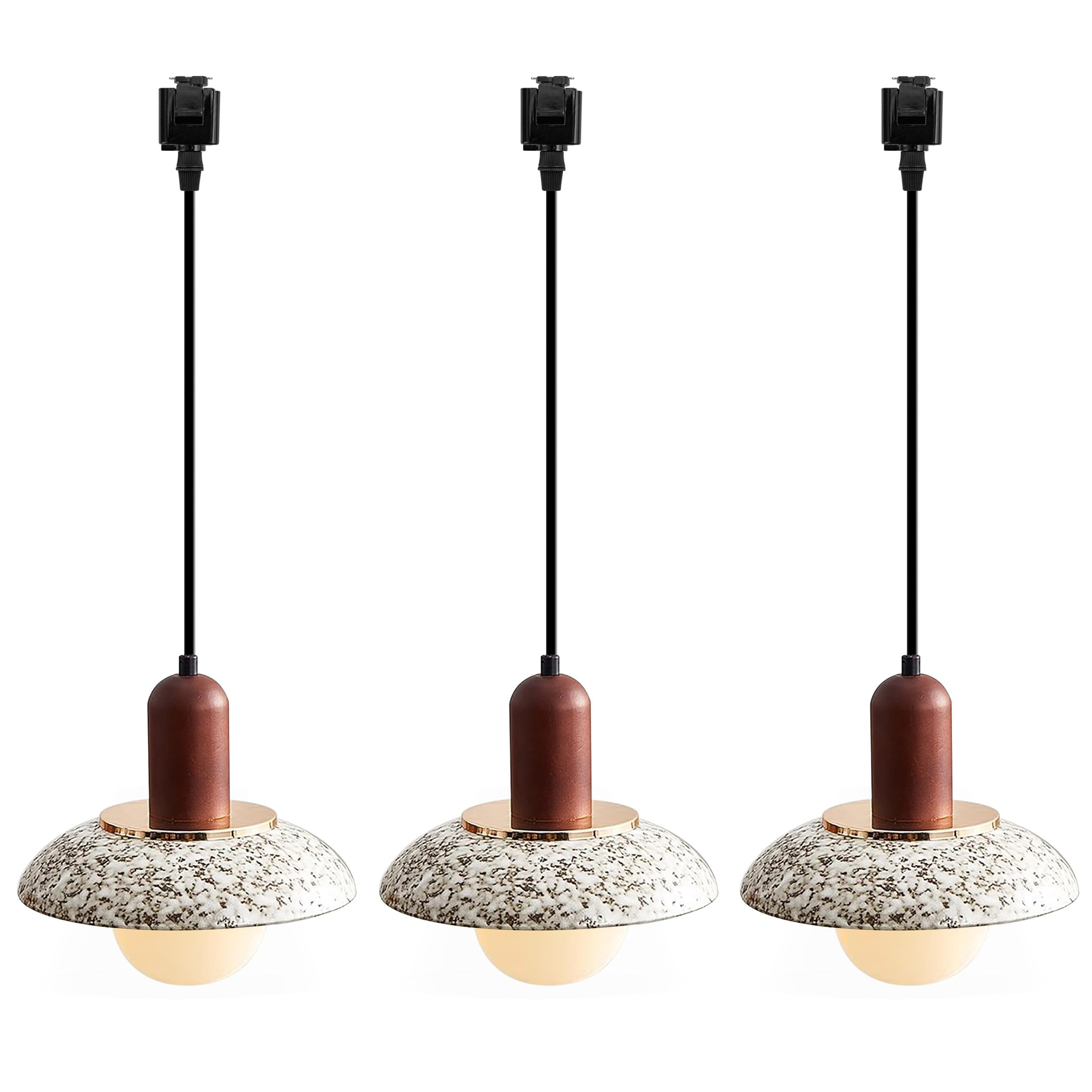 Kiven L Style 2-Wire Track Lighting Pendants,1-Light Farmhouse L Track ...