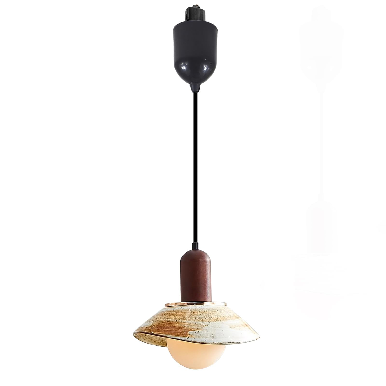 Kiven L Style 2-Wire Track Lighting Pendants,1-Light Farmhouse L Track ...