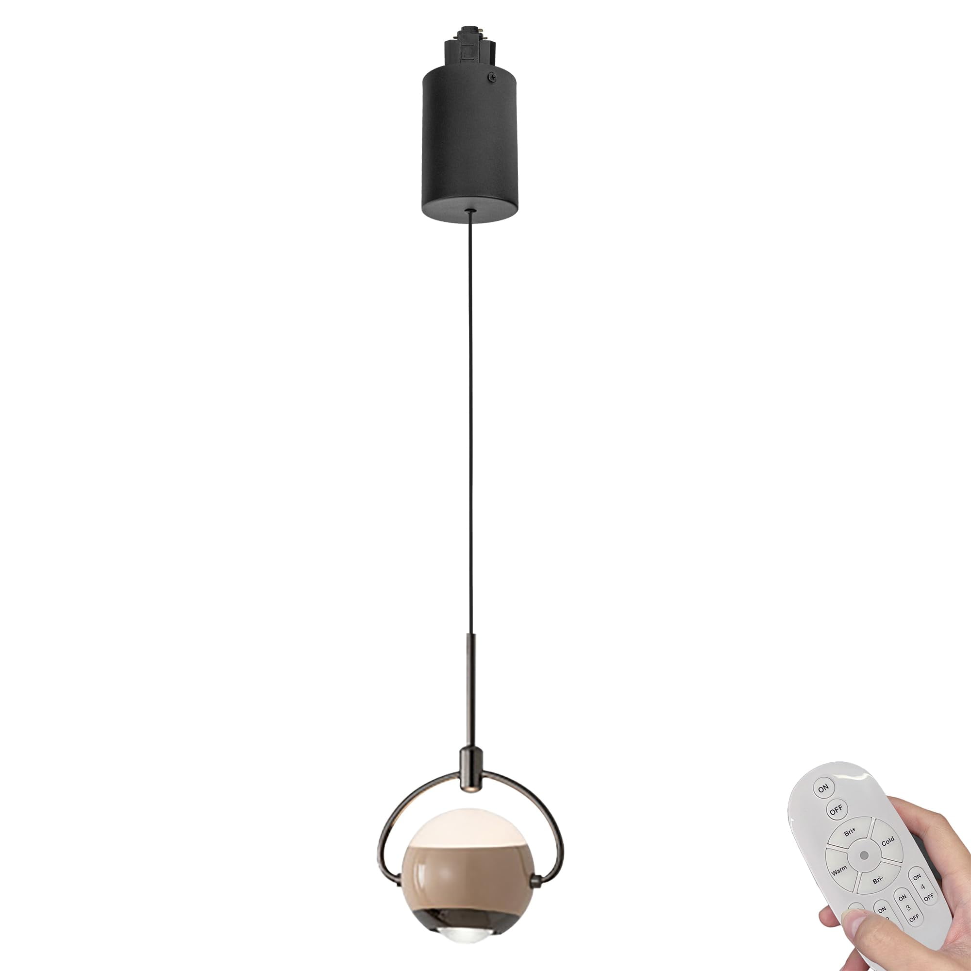 Kiven L-Type LED Track Lighting, 1-Light Modern L Track Pendant Lights ...