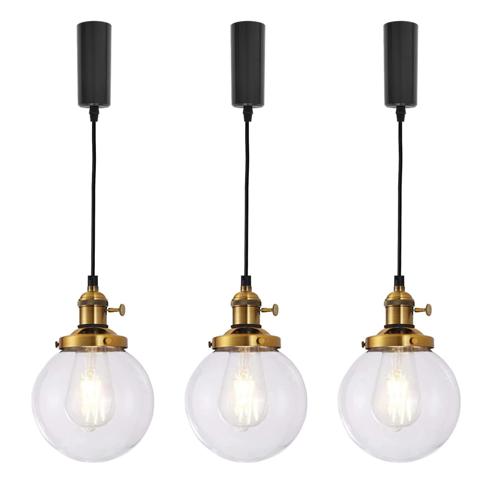 Kiven L-Type track lighting pendants,L track pendant lights with Clear ...