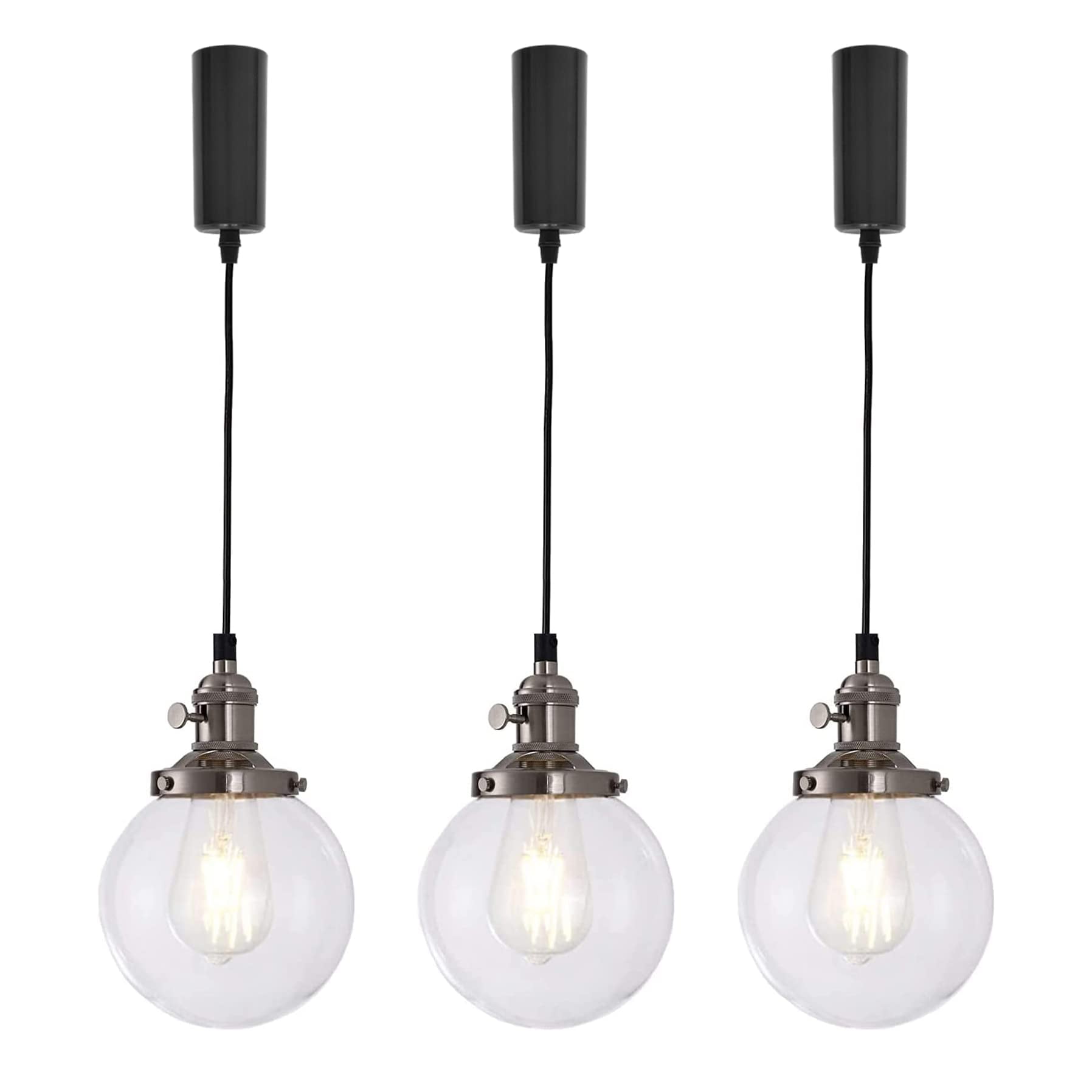 Kiven L-Type track lighting pendants,L track pendant lights with Clear ...
