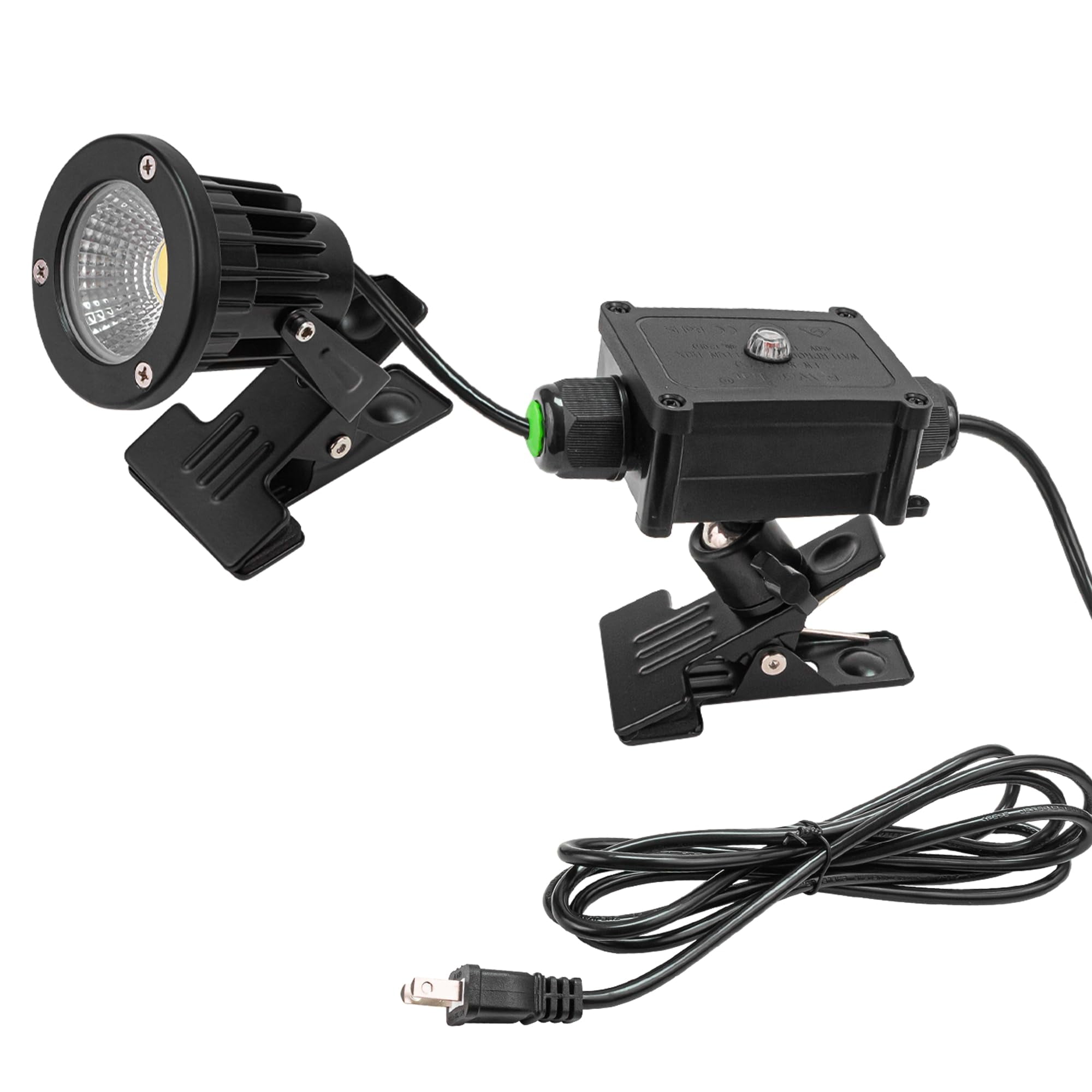 Kiven LED Accent Uplight with Light Sensor, Waterproof Plug in Clamp ...