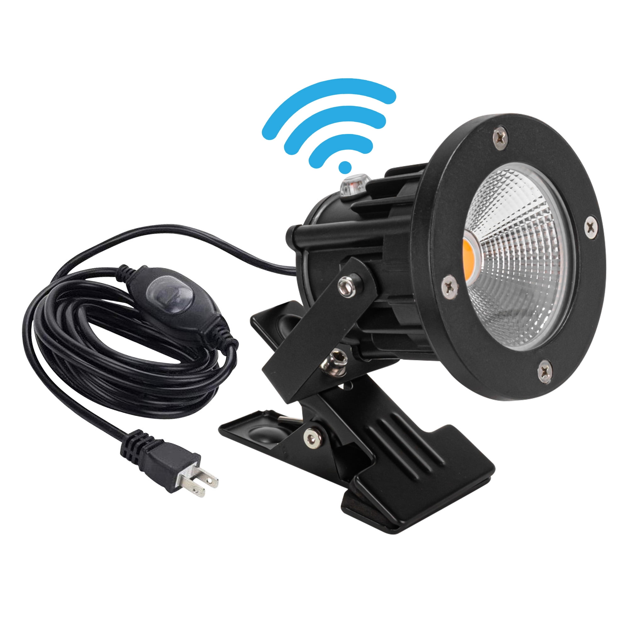 Kiven LED Clip-on Accent Light with Light Sensor, Waterproof Plug in ...