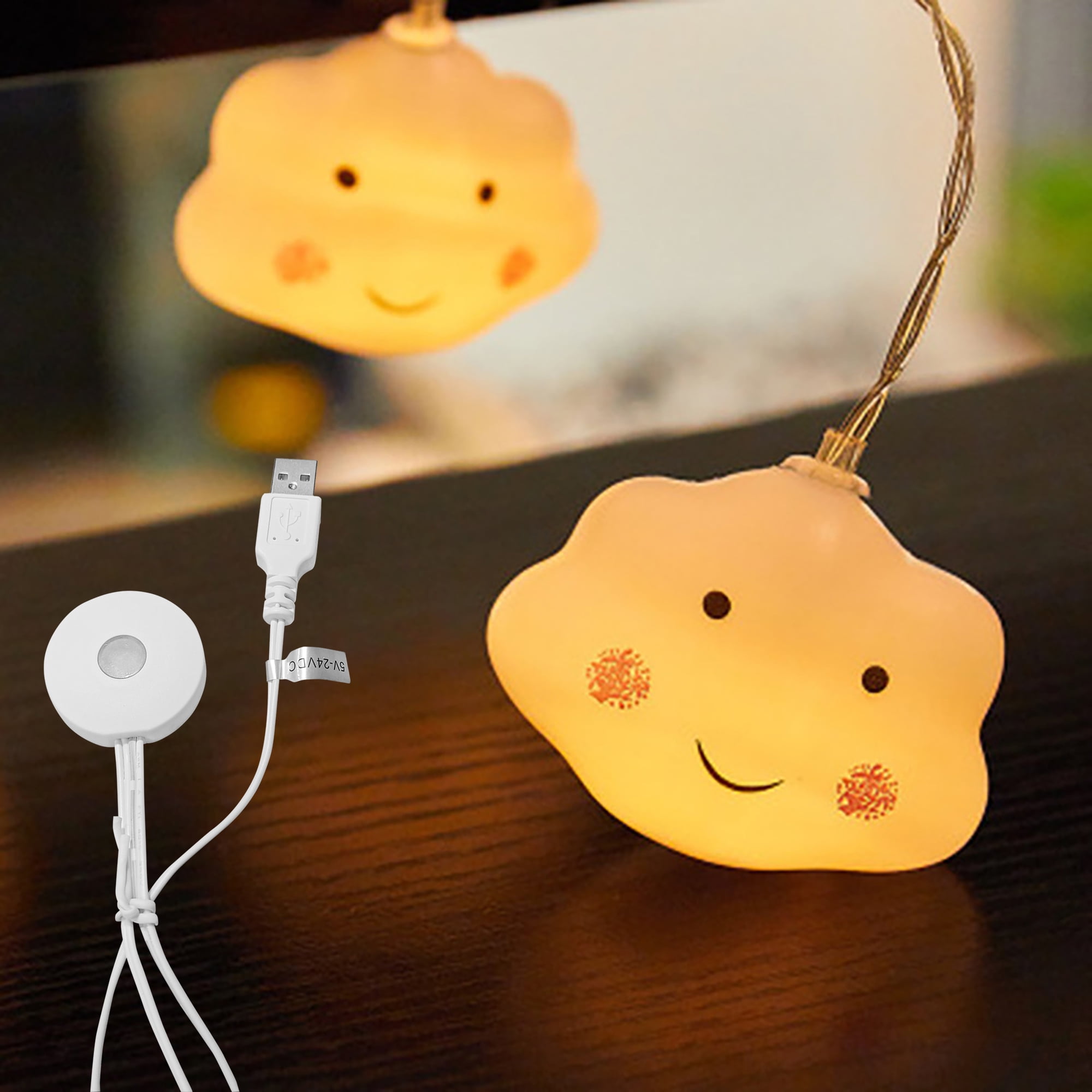 Kiven Led String Lights,Smile Cloud LED Curtain String Lights,LED ...