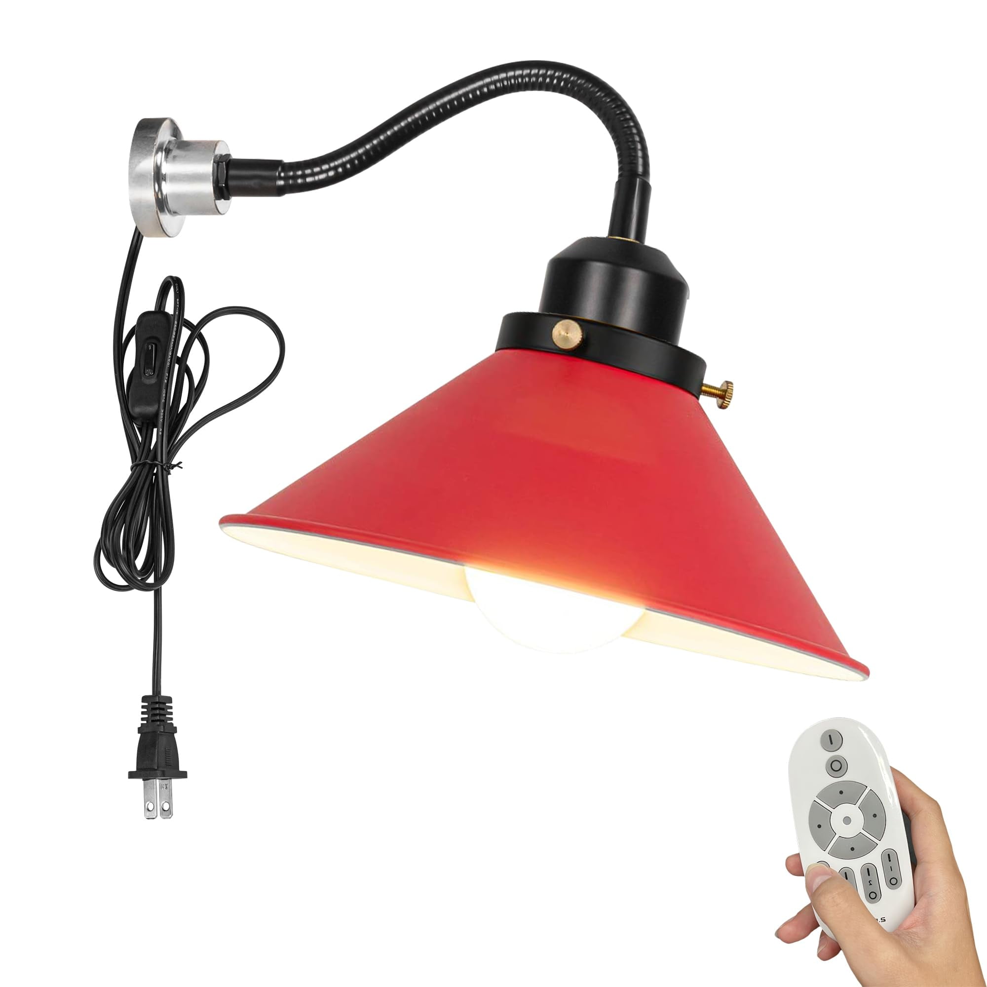Kiven Magnetic Base Light, Adjustable Magnetic Wall Light with 3 Color ...