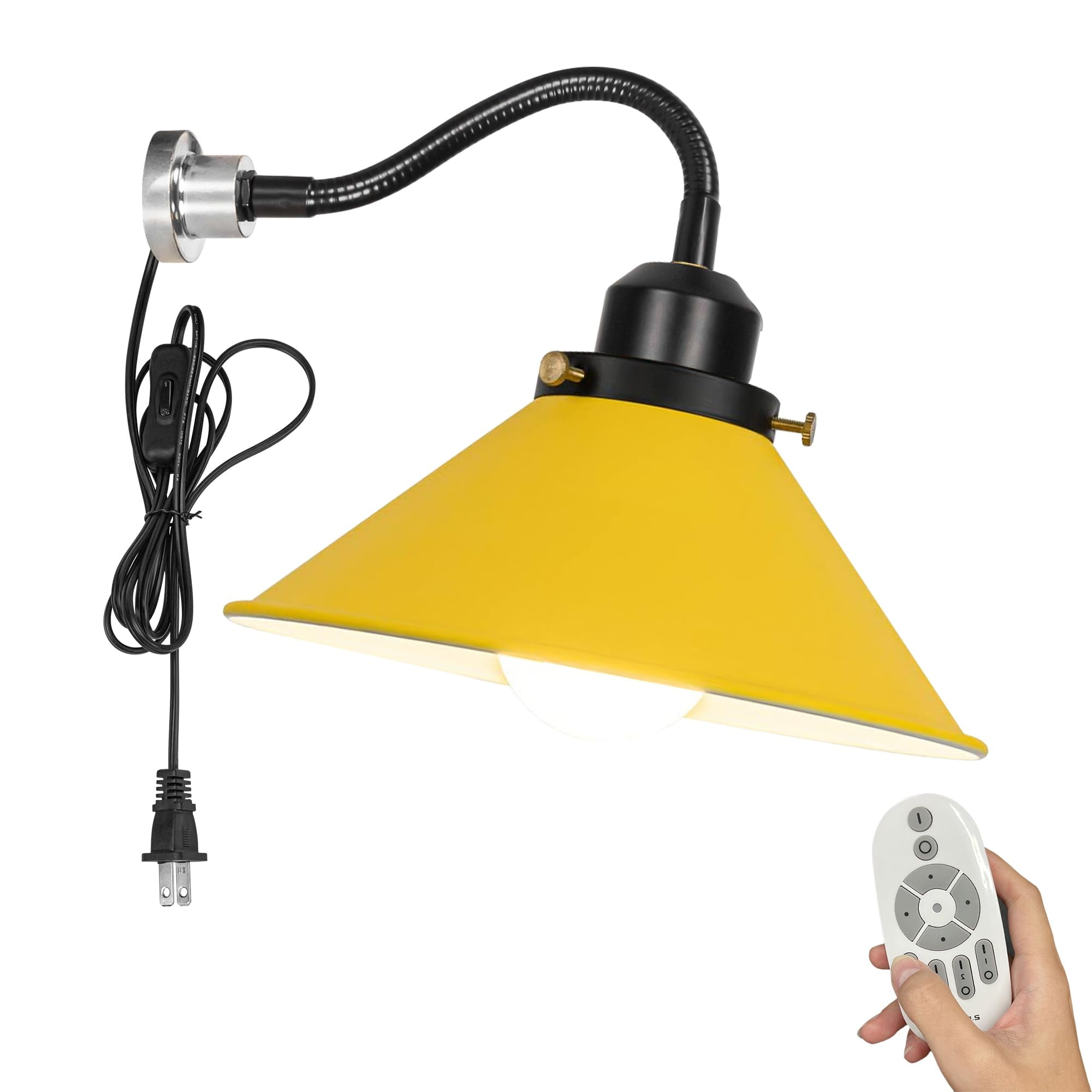 Kiven Magnetic Base Light, Adjustable Magnetic Wall Light with 3 Color ...