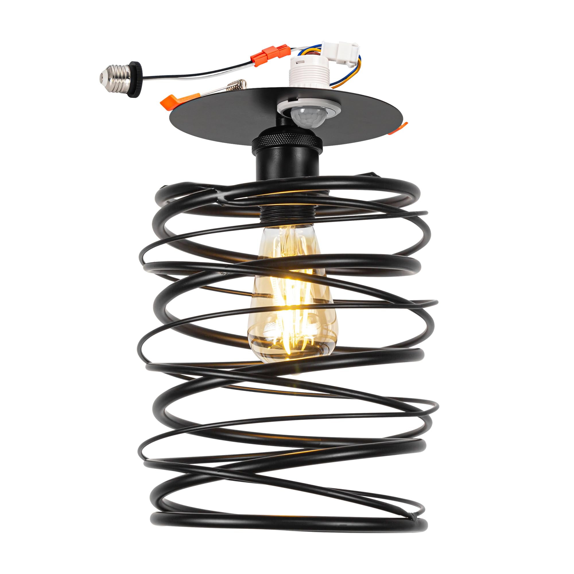 Kiven Motion Sensor Can Lights Retrofit Recessed Lighting with E26 ...