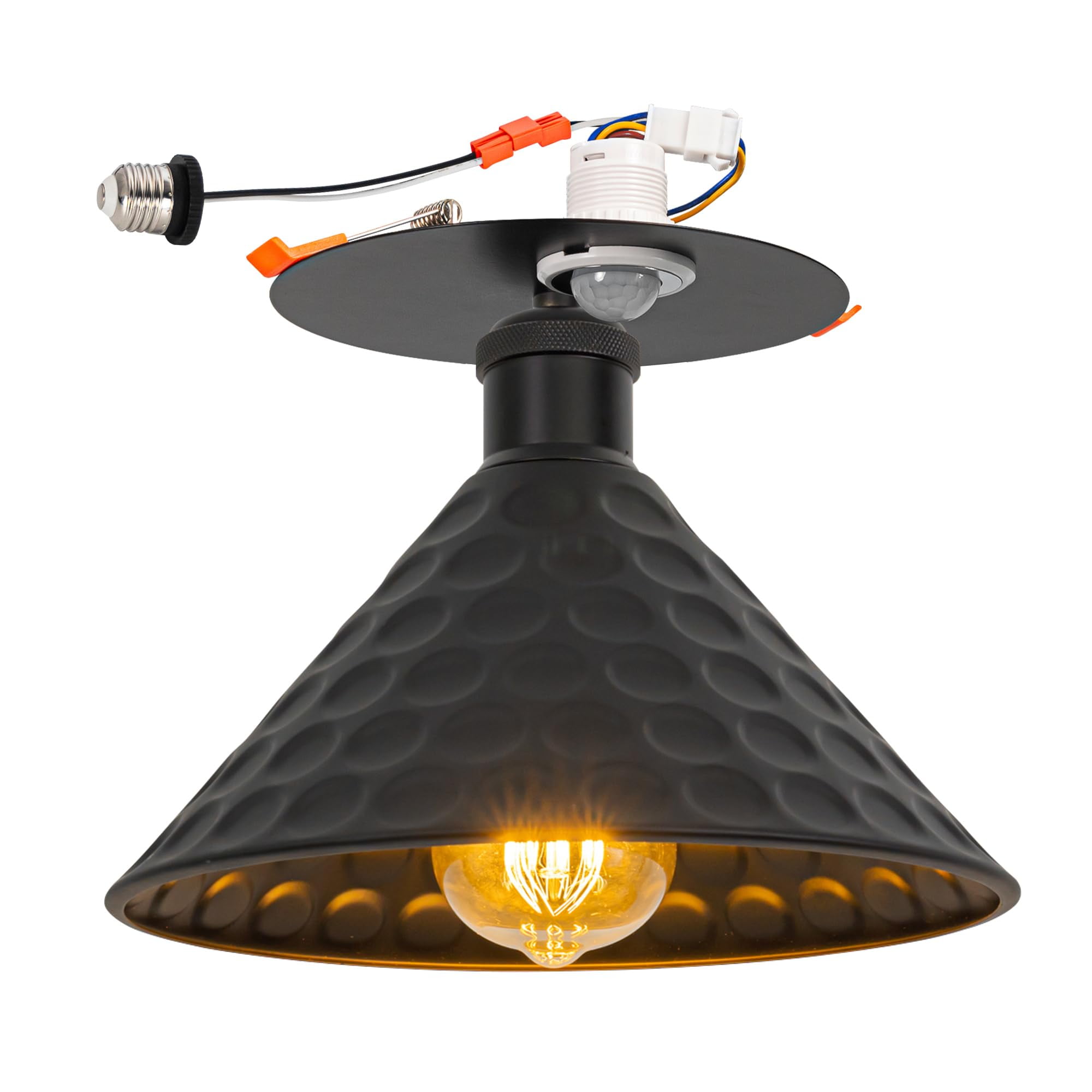 Kiven Motion Sensor Can Lights Retrofit Recessed Lighting with E26 ...