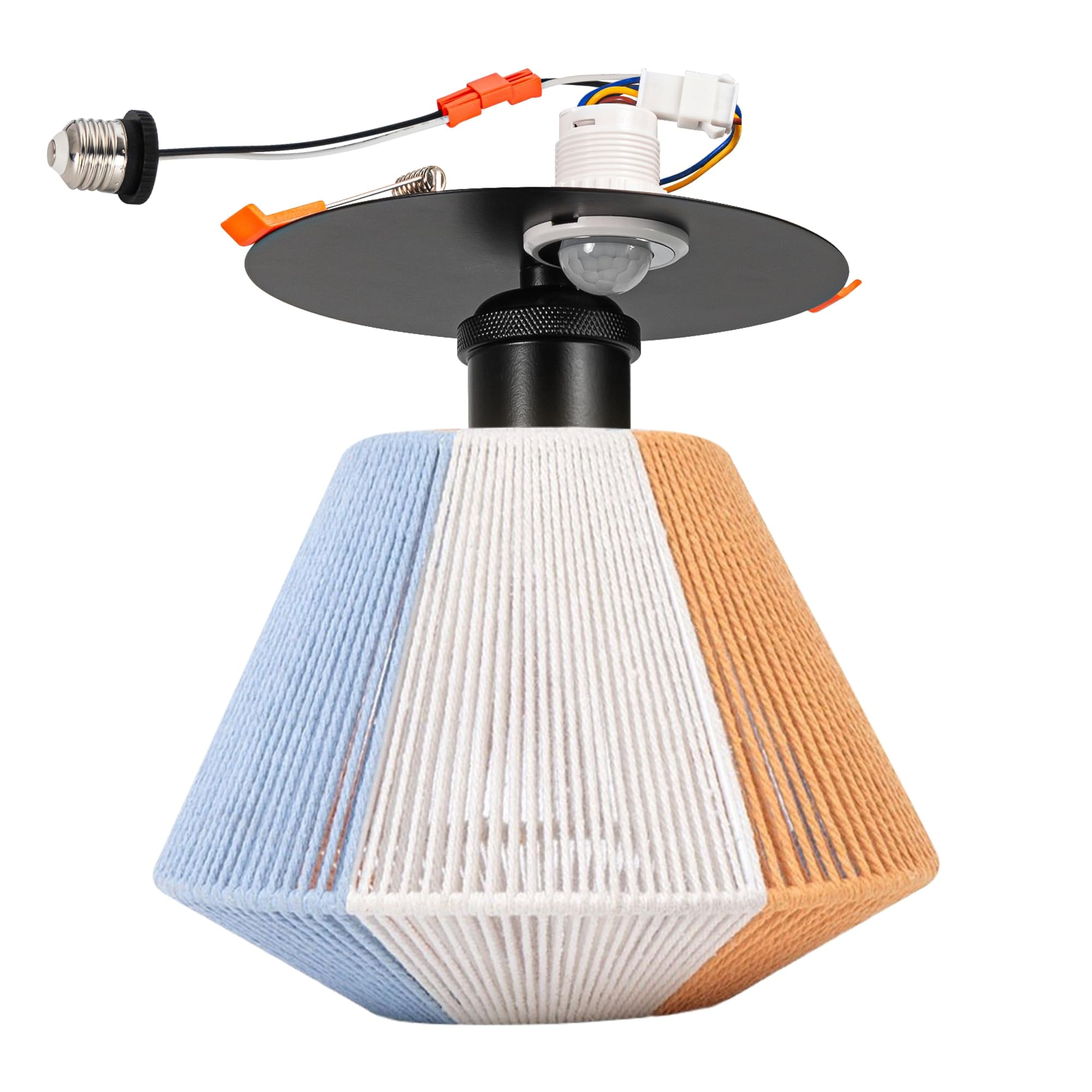 Kiven Motion Sensor Can Lights Retrofit Recessed Lighting with E26 ...