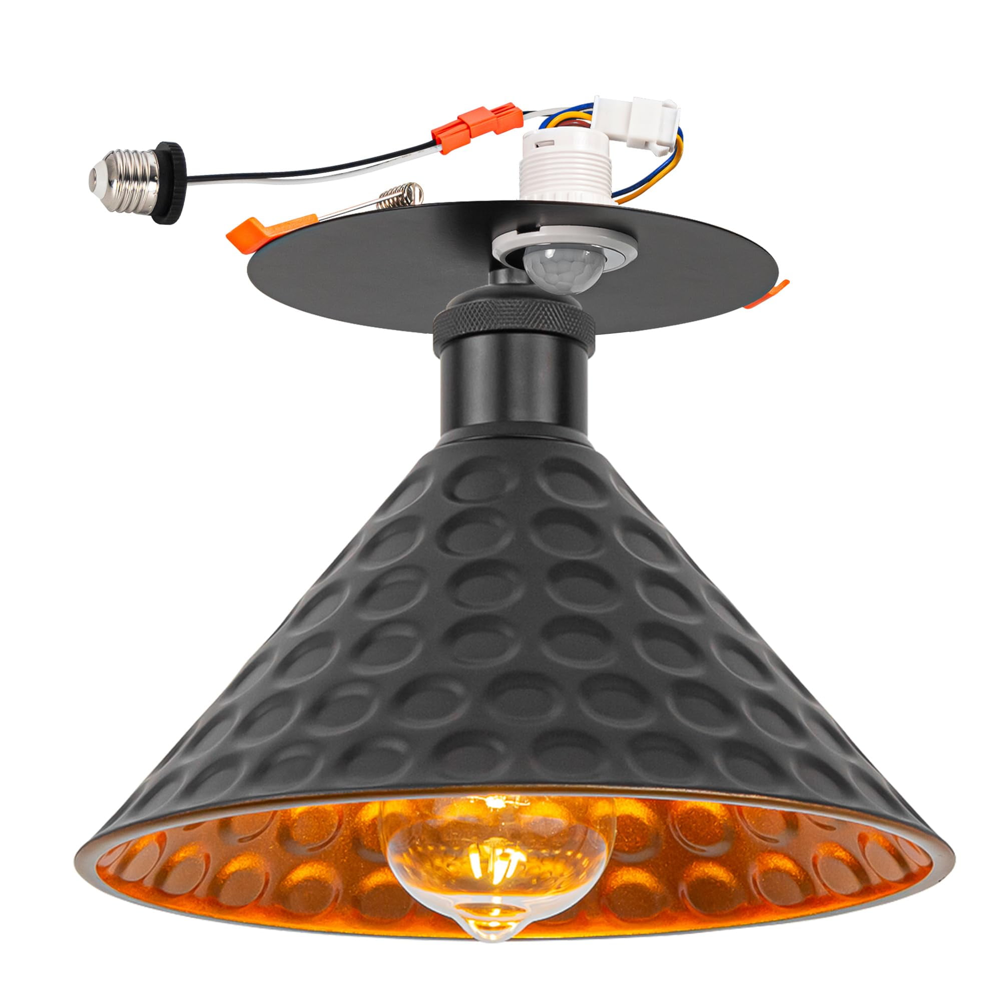 Kiven Motion Sensor Can Lights Retrofit Recessed Lighting with E26 ...