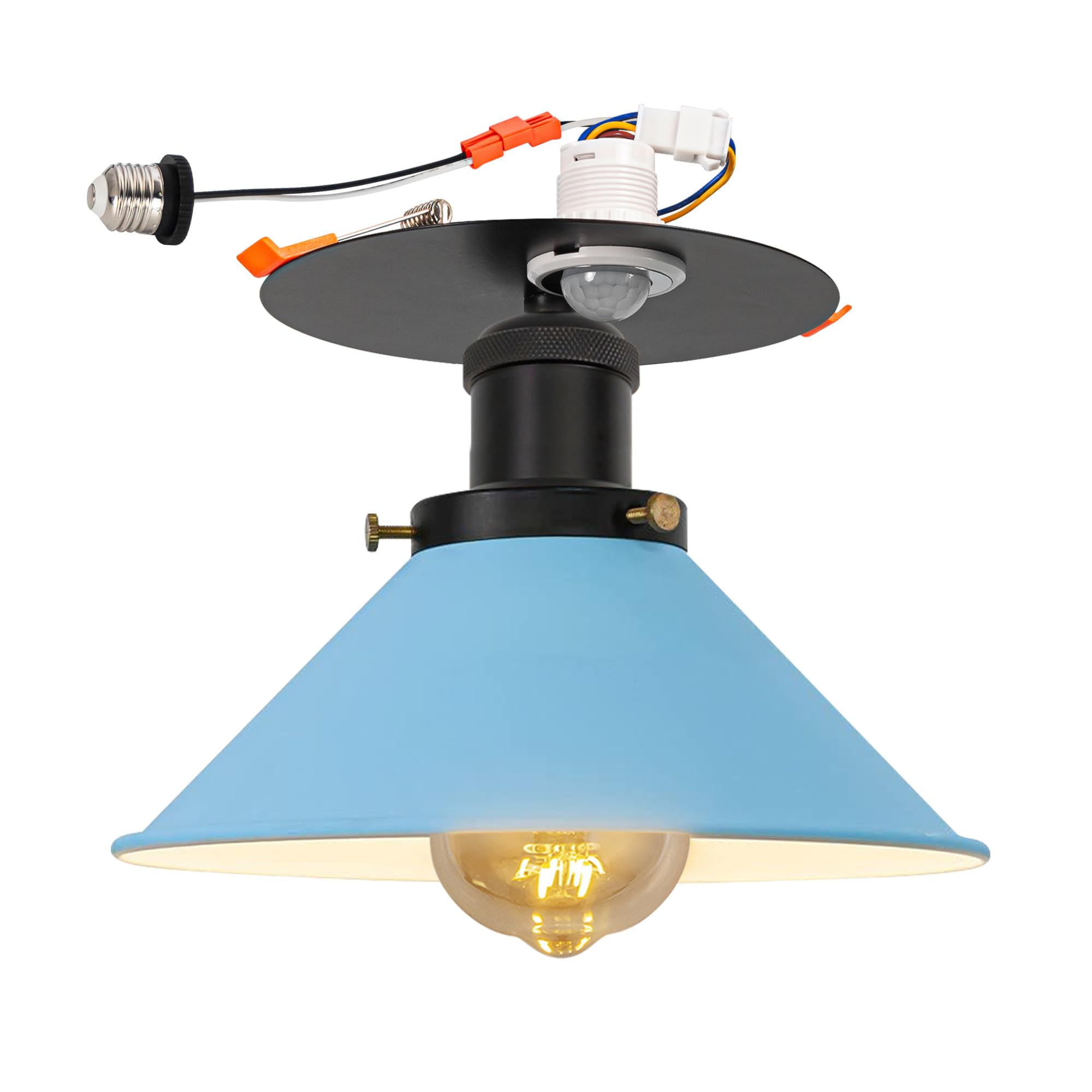 Kiven Motion Sensor Can Lights Retrofit Recessed Lighting with E26 ...