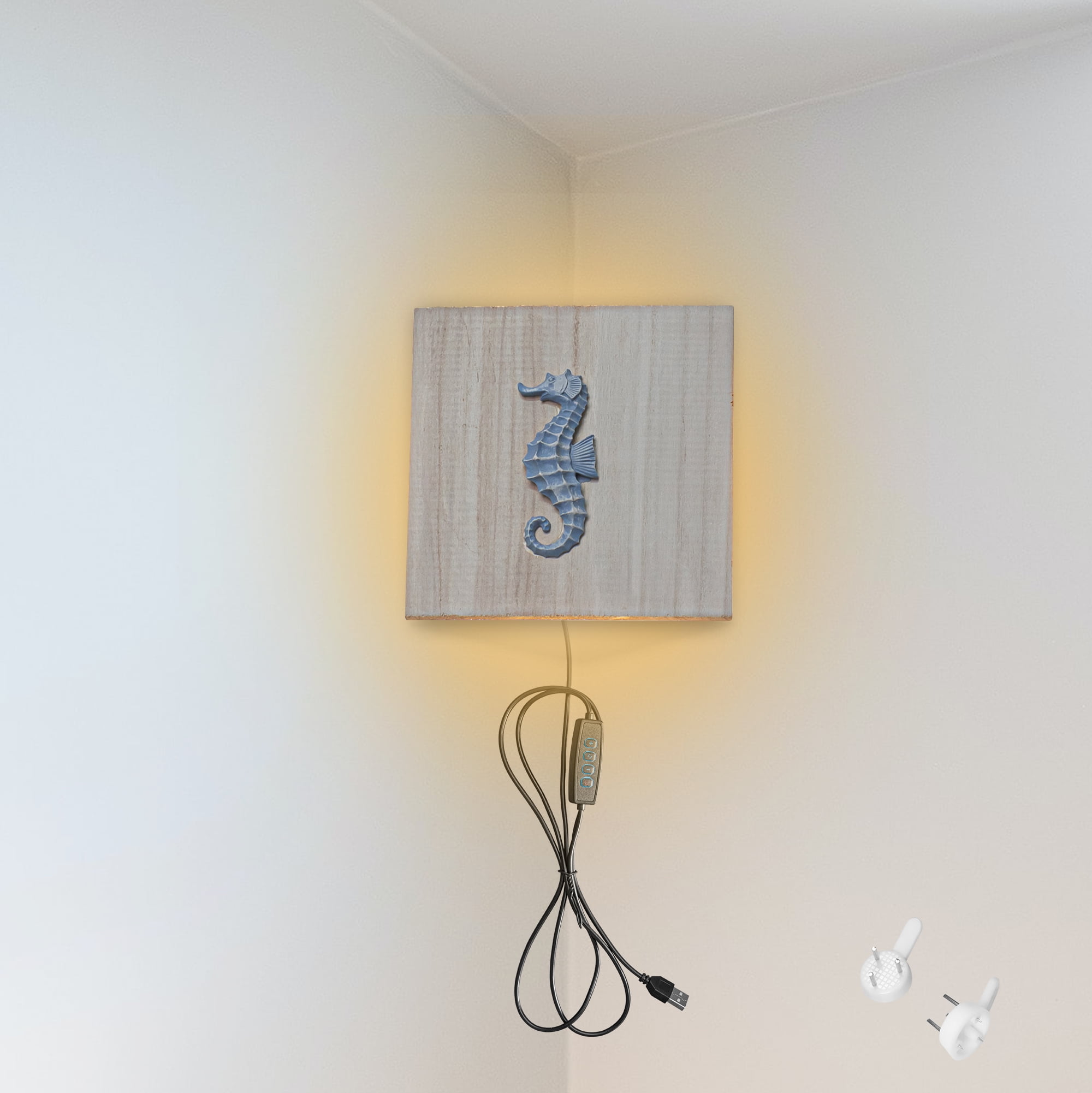 Kiven Plug in Wall Sconce with 3 Colors Mode,Modern Wall Sconces Indoor ...