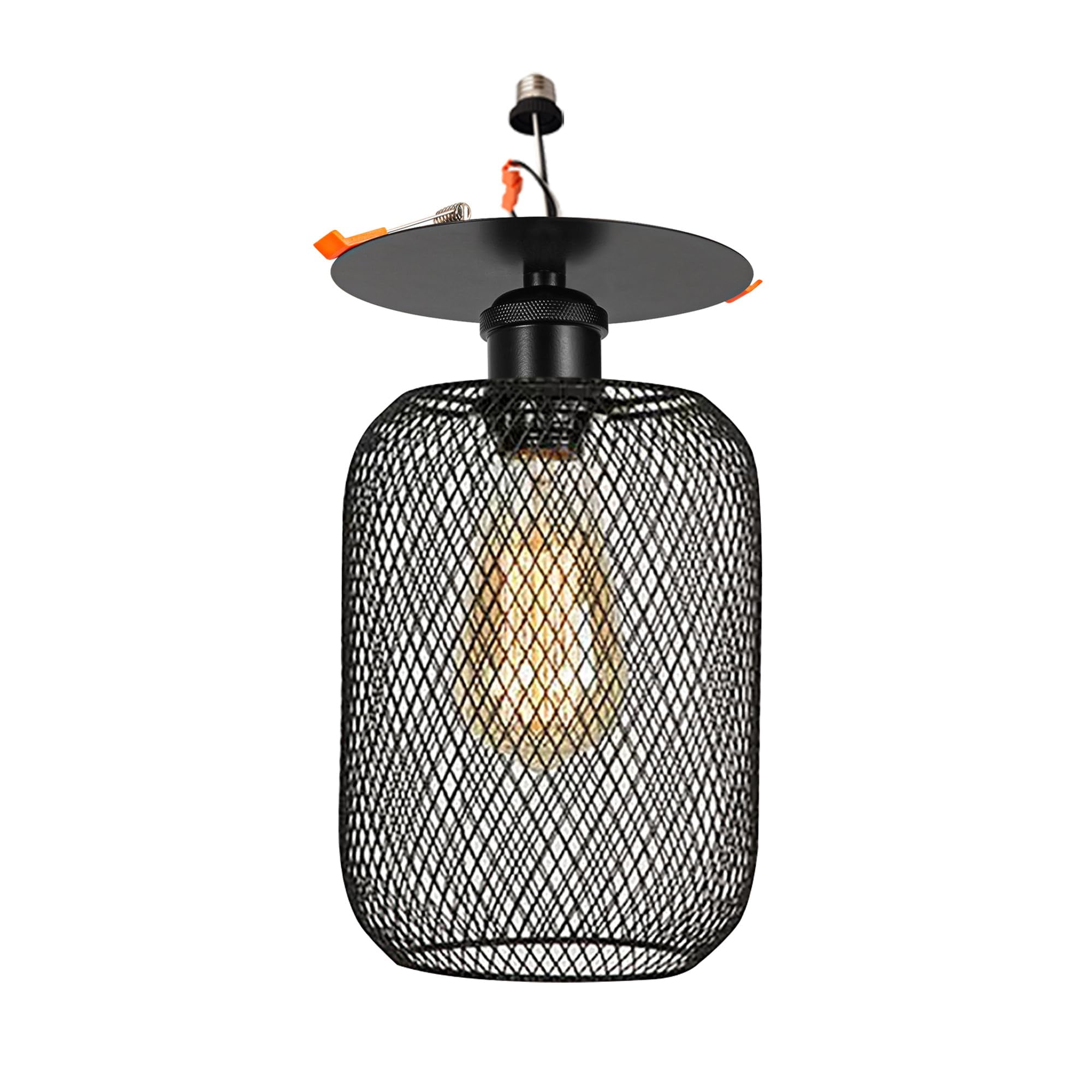 Kiven Retrofit Recessed Lighting with E26 Power Outlet Adapter, 4/5/6 ...