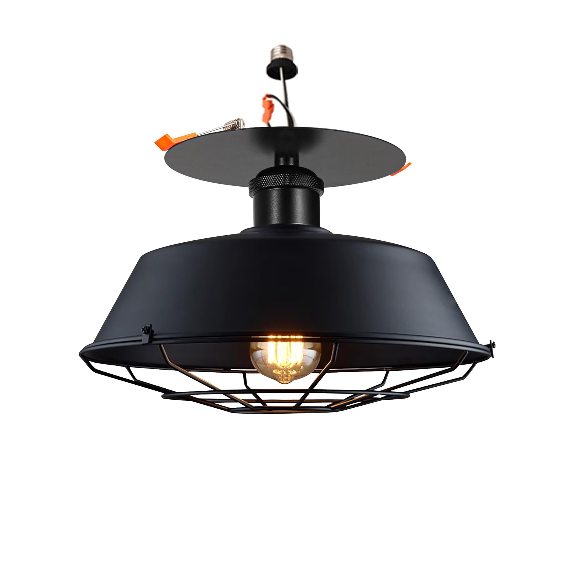 Kiven Retrofit Recessed Lighting with E26 Power Outlet Adapter, 4/5 ...