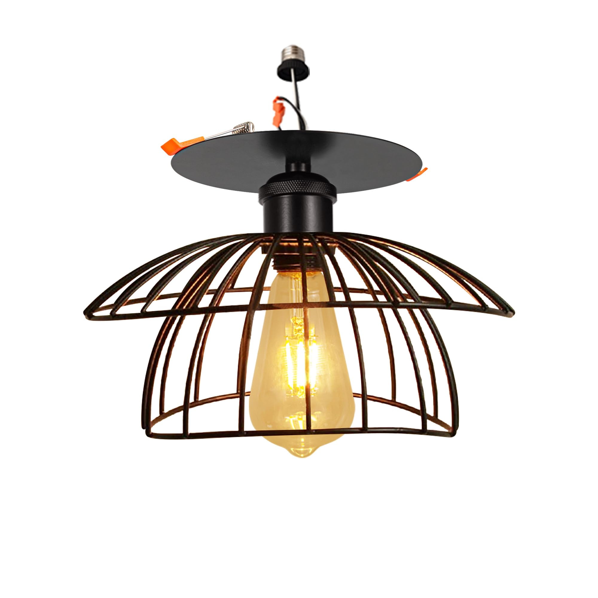 Kiven Retrofit Recessed Lighting with E26 Power Outlet Adapter, 4/5 ...