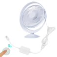 Kiven Small Personal USB Desk Fan - Portable Fans with Remote Control ...
