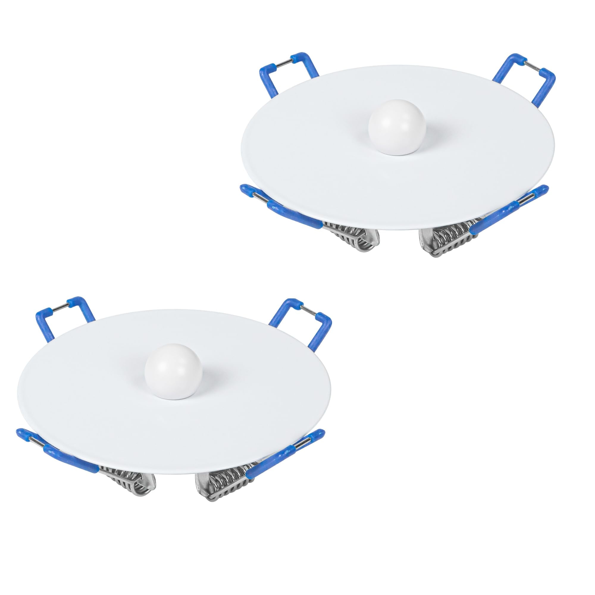 Kiven Spring-Mount Ceiling Cover Plates, 7.9inch White Aluminum Ceiling ...