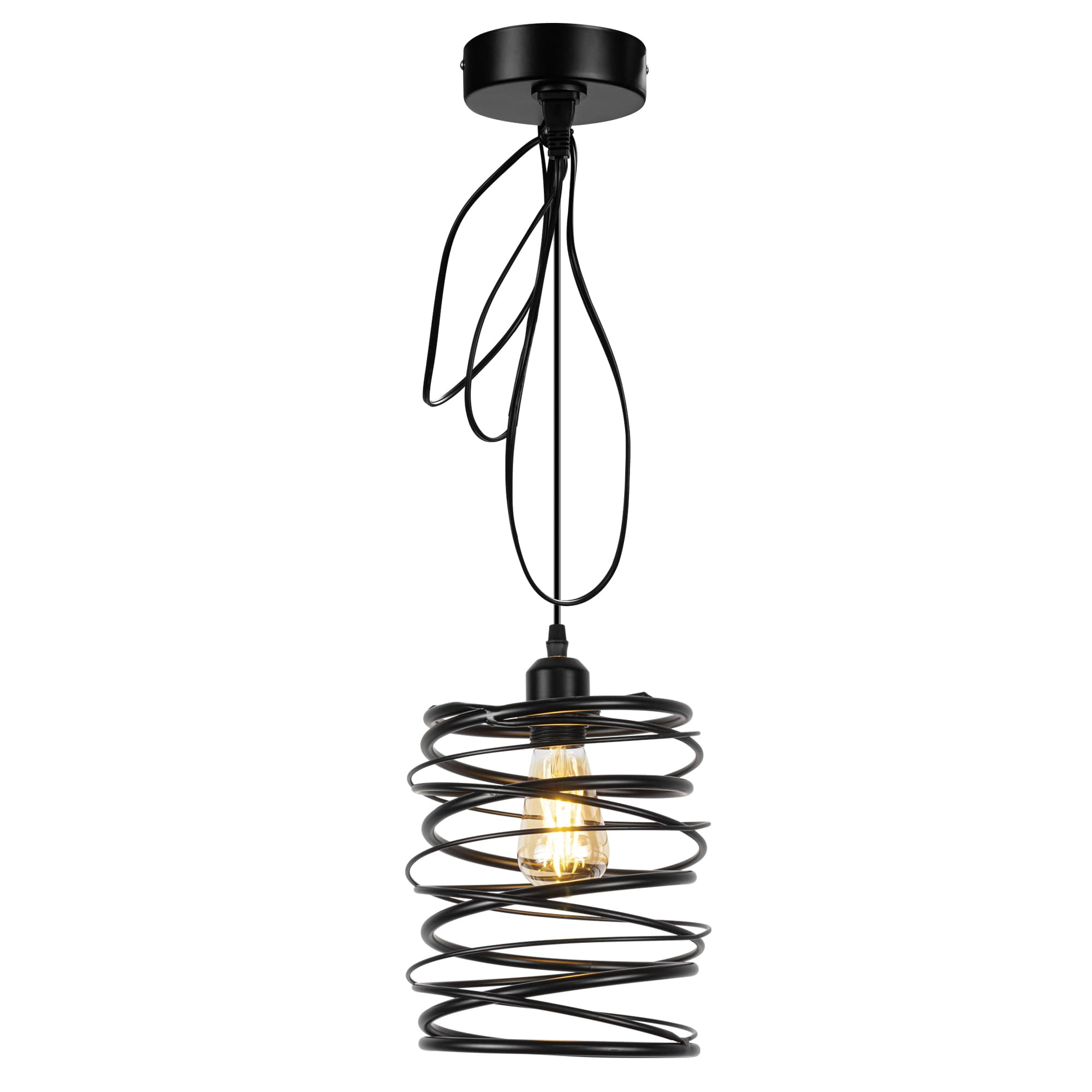 Kiven Vintage Pendant Light, Ceiling Light Plate Light Fixture Canopy ...