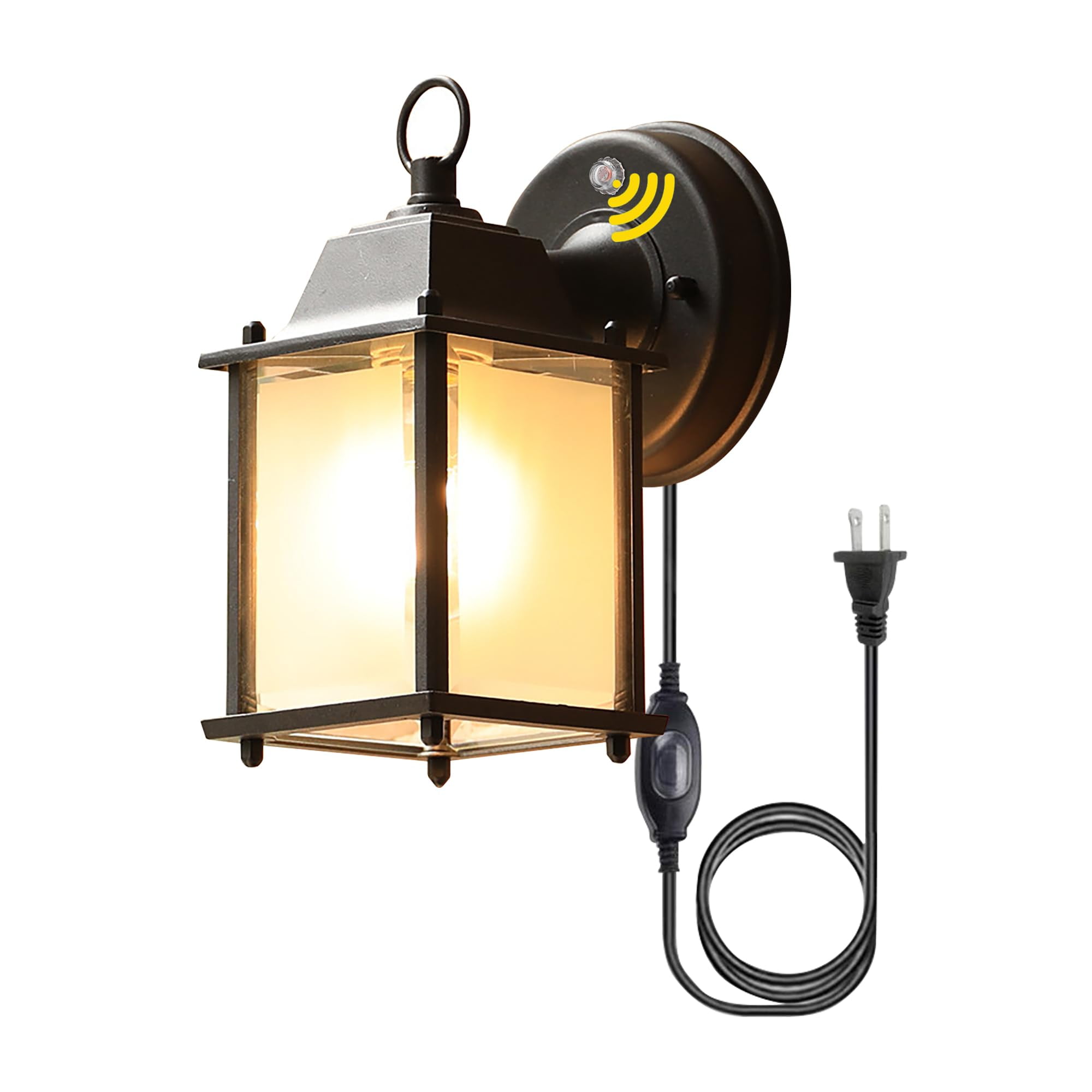 Kiven Waterproof Exterior Outdoor/Indoor Wall Light, Plug-in Wall Mount ...