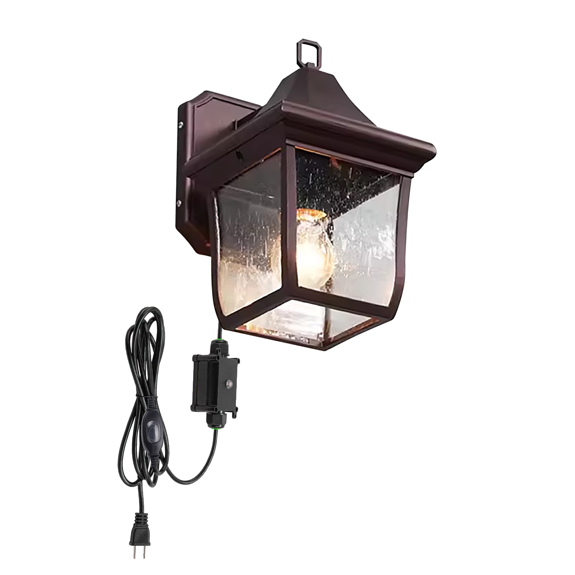 Kiven Waterproof Outdoor Wall Light Fixtures, Plug-in Wall Mount ...