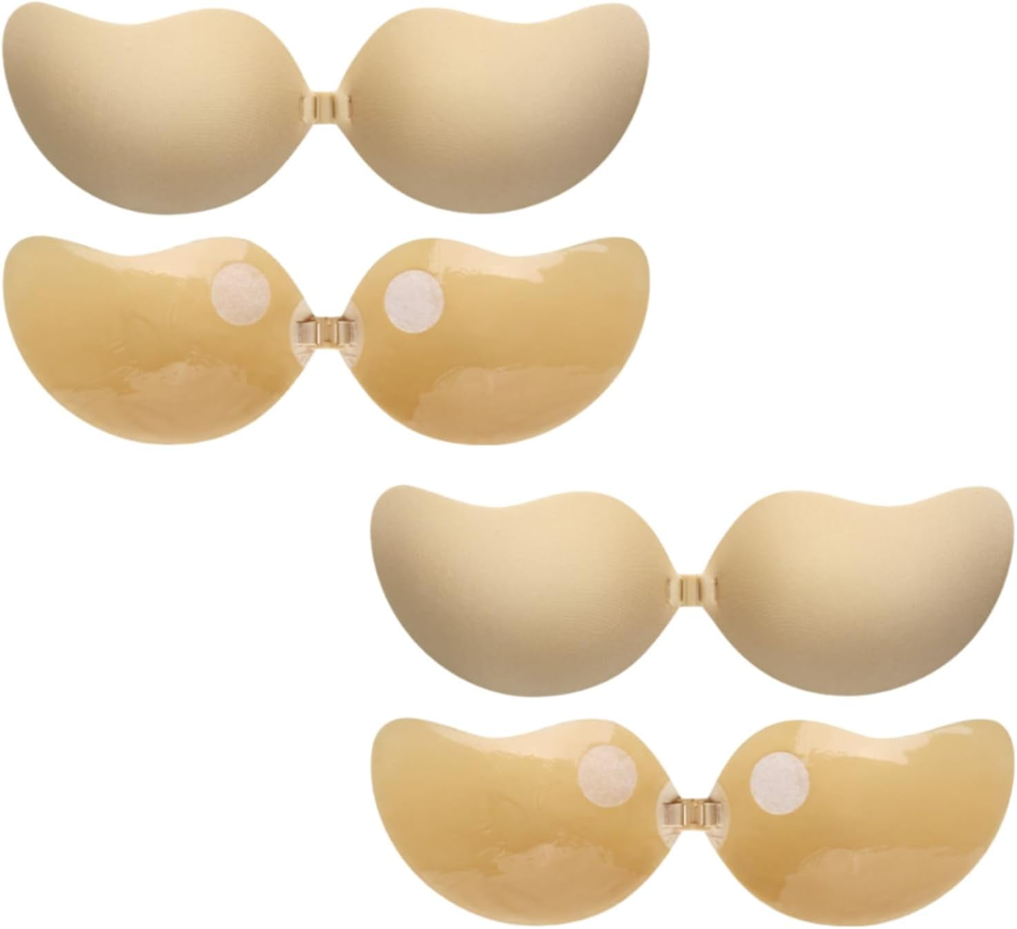 Kivori Push up V-Bra, Lift Luxe Invisible Push up Bra, Adhesive Bras Push Up, Sticky Bras Pushup ...