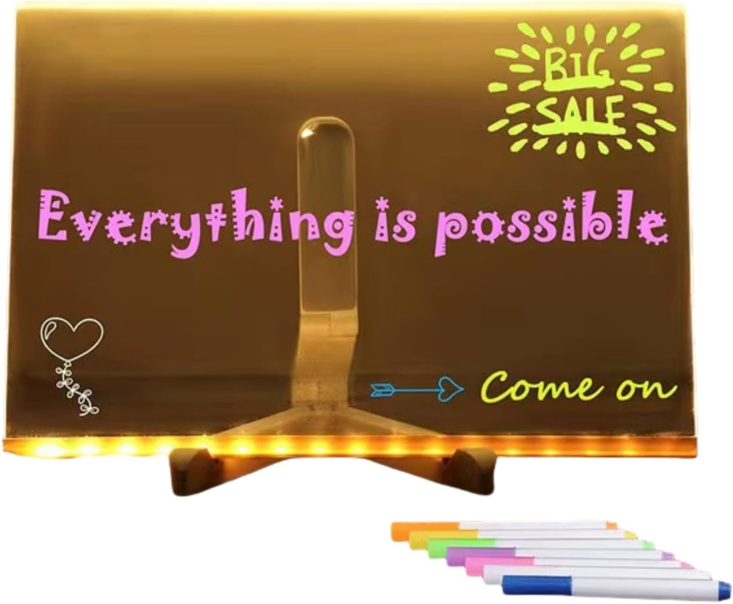 Kivvy Magic Board, Kivvy Writing Board, Light Up Acrylic Boards ...