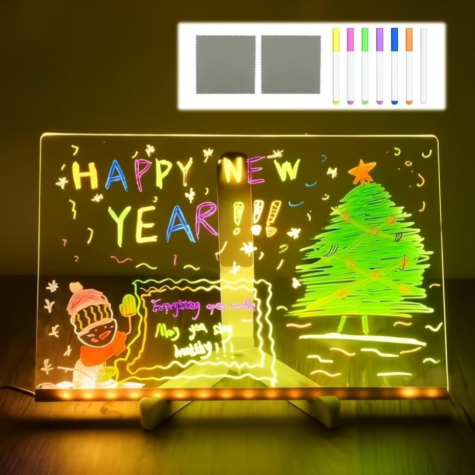 Kivvy Magic Board, Kivy Magicboard - Magic Drawing Board, Creative Magic Light Writing Board ...