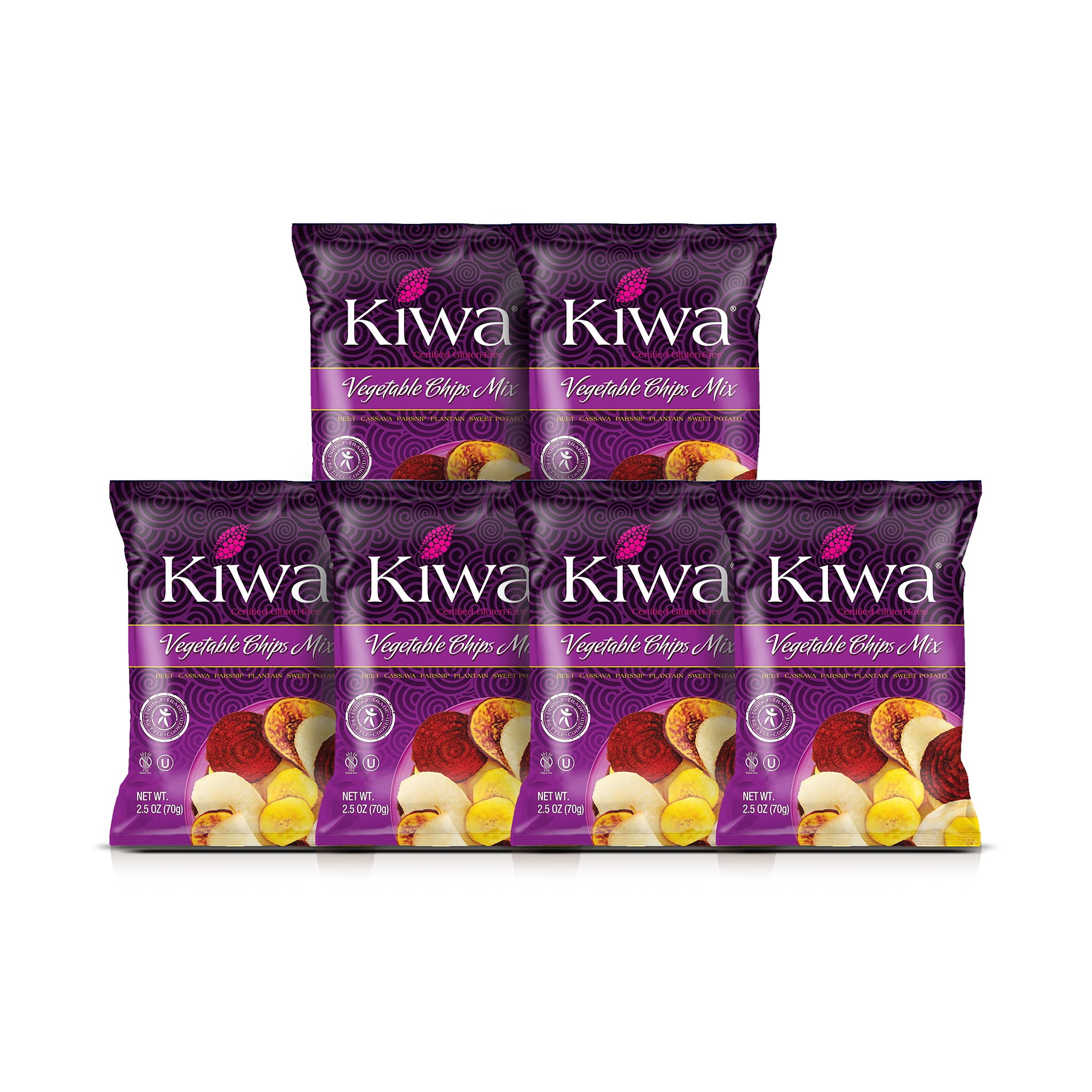 Kiwa Healthy Veggie Chips HHA1 - Vegetable Snacks for Kids & Adults ...