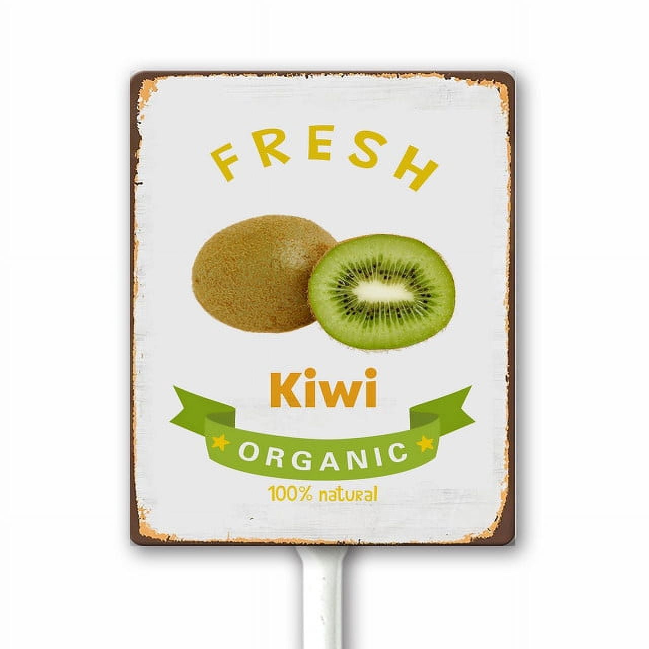 Kiwi Fresh Fruit Sign for Farm & Garden Healthy Food Sign for Home ...