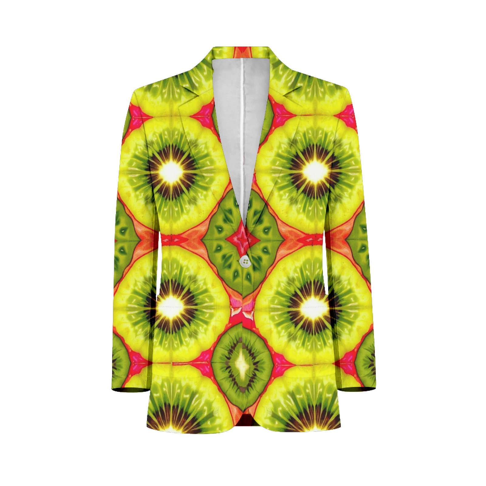 Kiwi Fruit Pattern Design Colorful Customized Men's Suits full man ...
