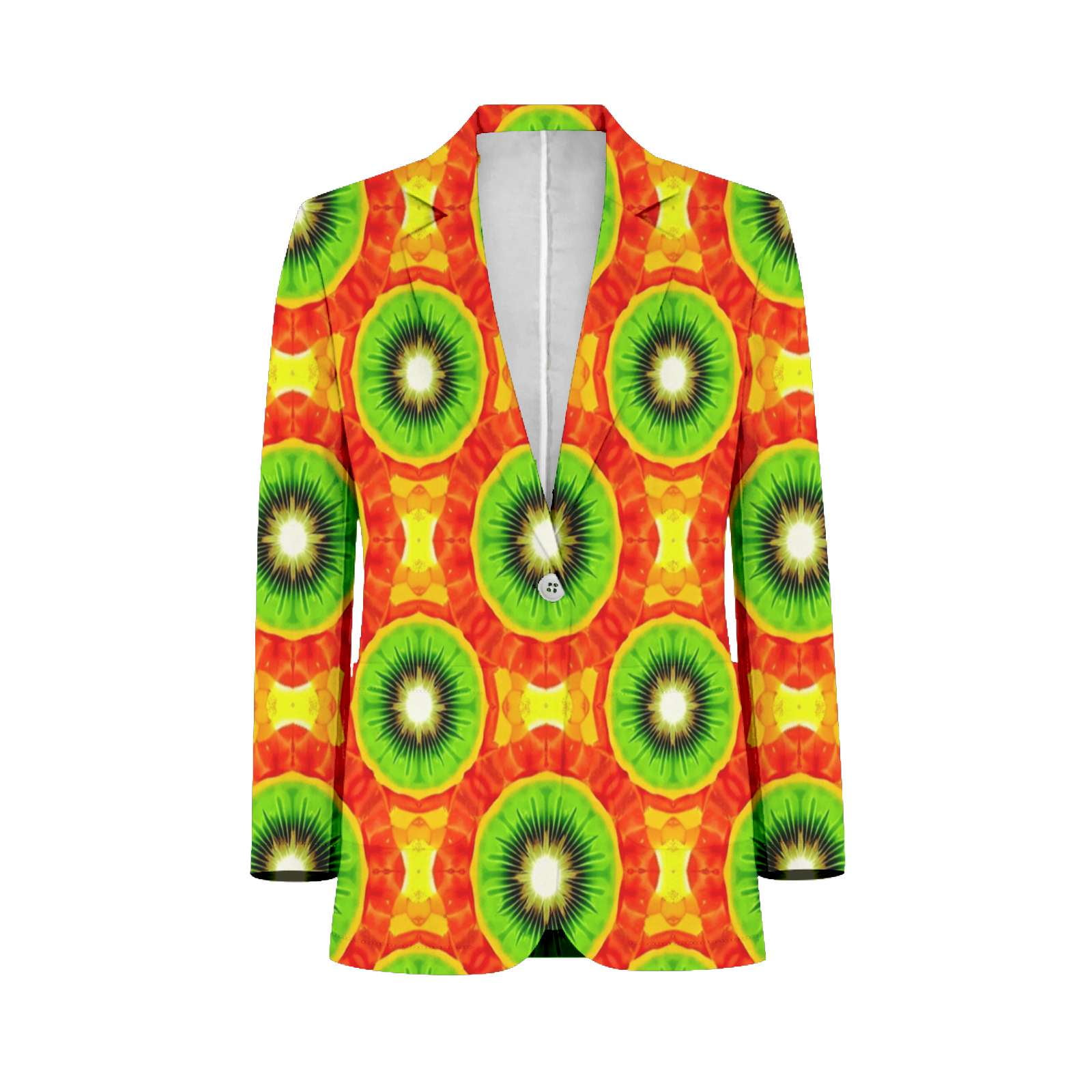 Kiwi Fruit Pattern Design Customized Men's Suits full man Shawl Collar ...