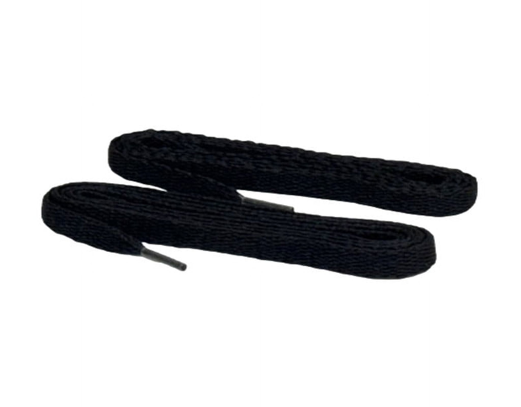 Kiwi Heavy-Duty Flat Black Shoelaces - 36 Inches - Walmart.com