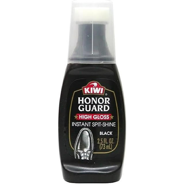 Kiwi Honor Guard Instant Spit Shine Black 2.5oz - Walmart.com