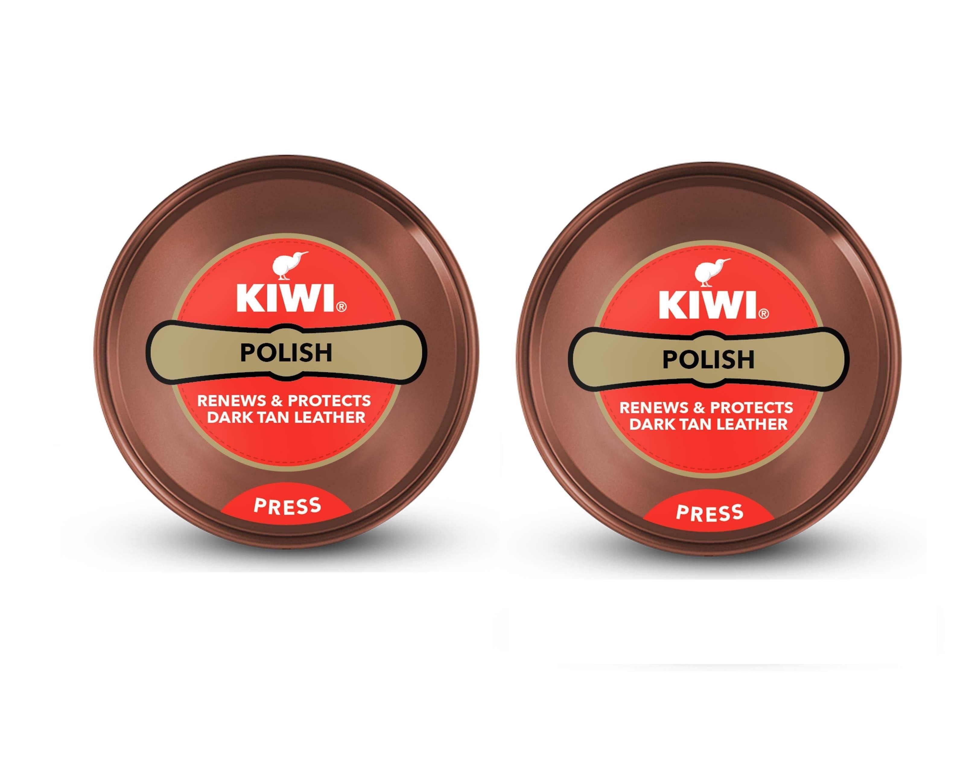 Kiwi Shoe Polish Paste Dark Tan 1.35 oz (Pack of 2) - Walmart.com