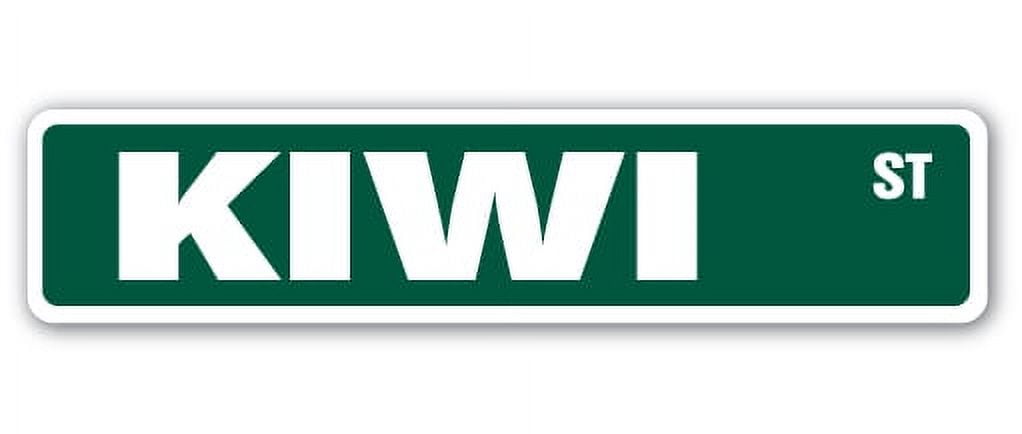 Kiwi Street [3 Pack] of Vinyl Decal Stickers | 1.5" X 7" | Indoor ...